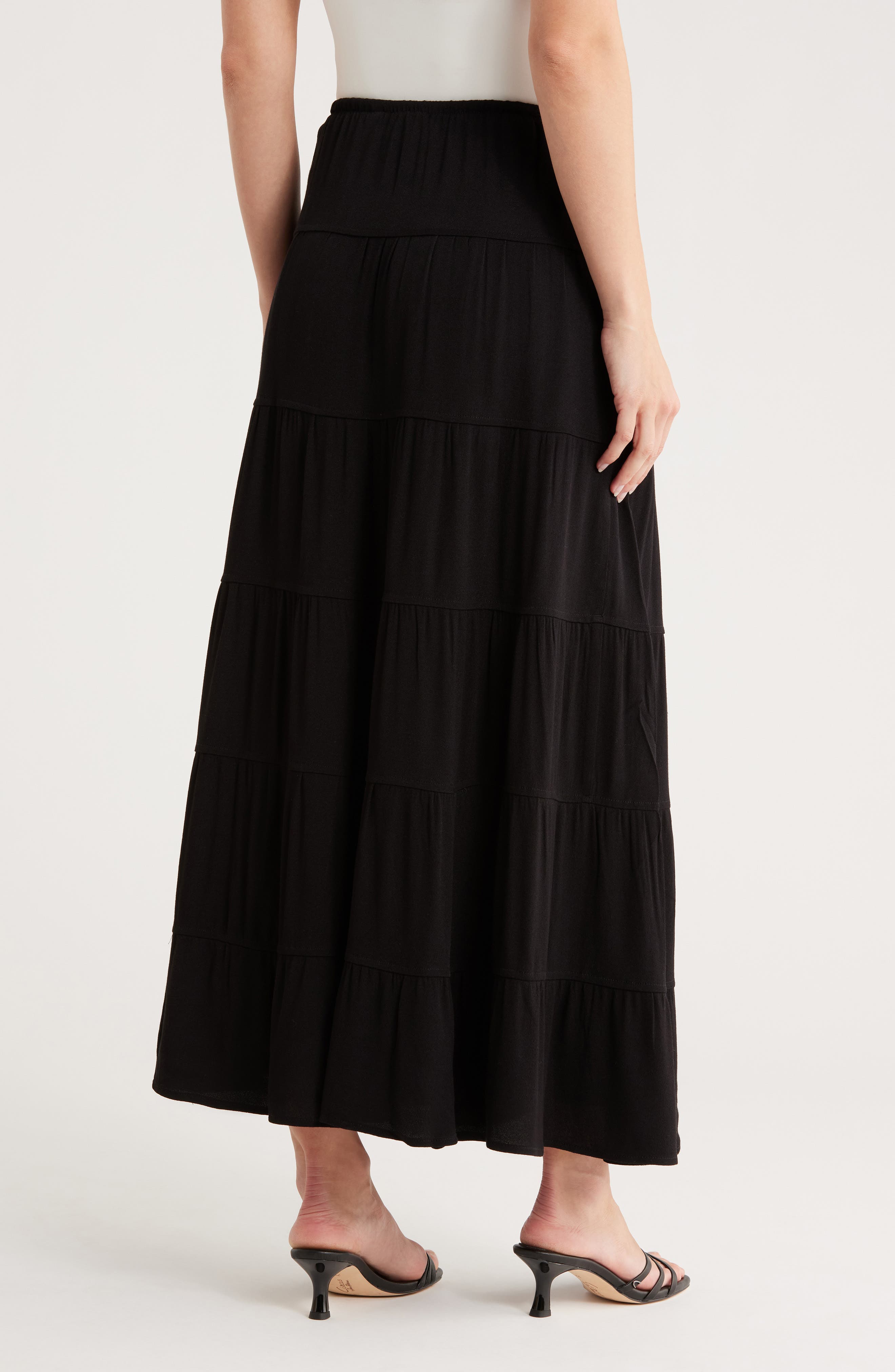 ELIE ELIE TAHARI Tiered Maxi Skirt | Nordstromrack