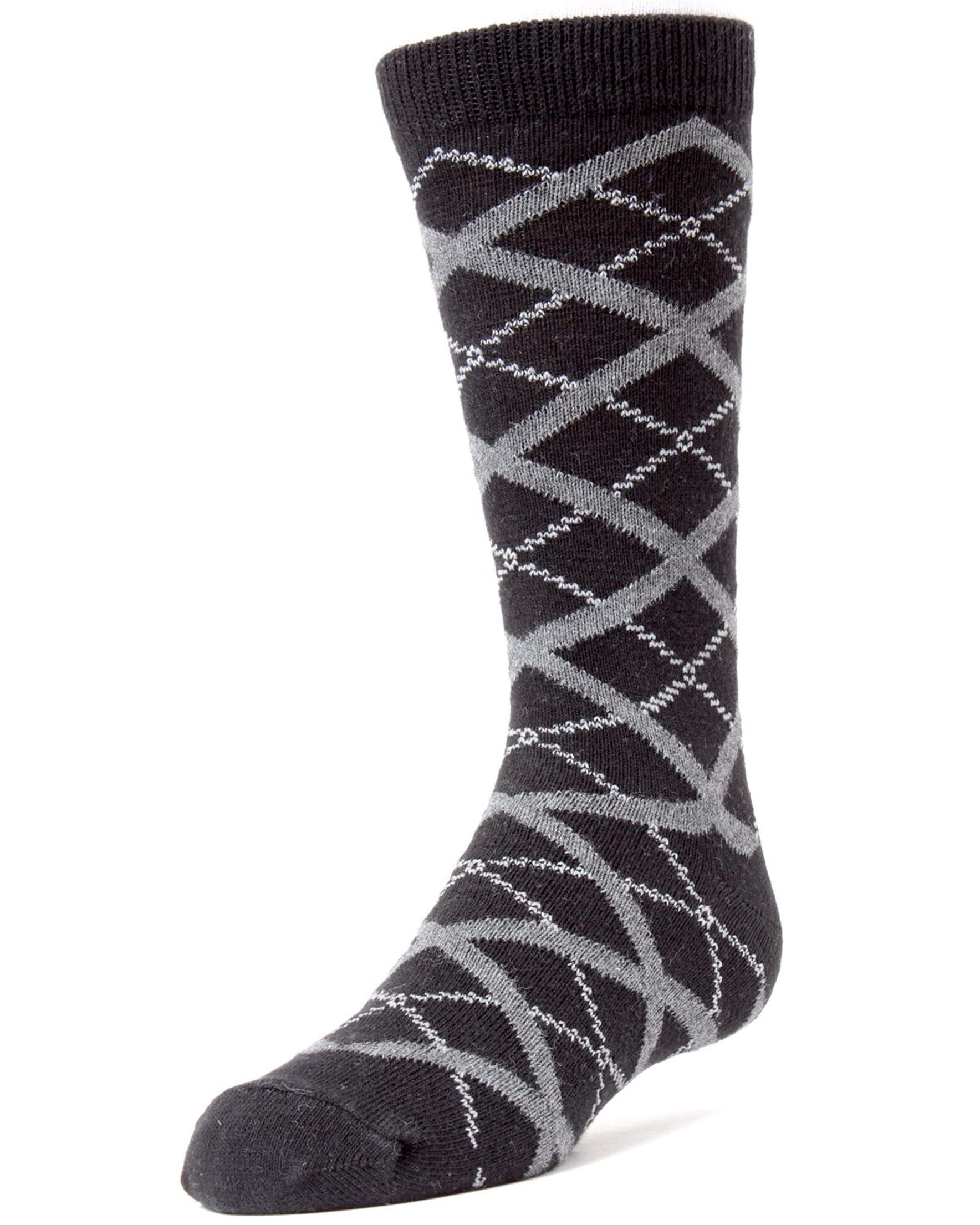 MeMoi Diamond Interlock Crew Socks | Nordstrom
