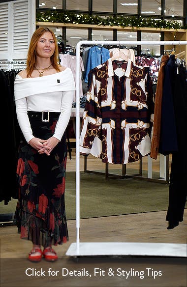 Lauren Ralph Lauren Kristy Twill Button-Up Shirt | Nordstrom