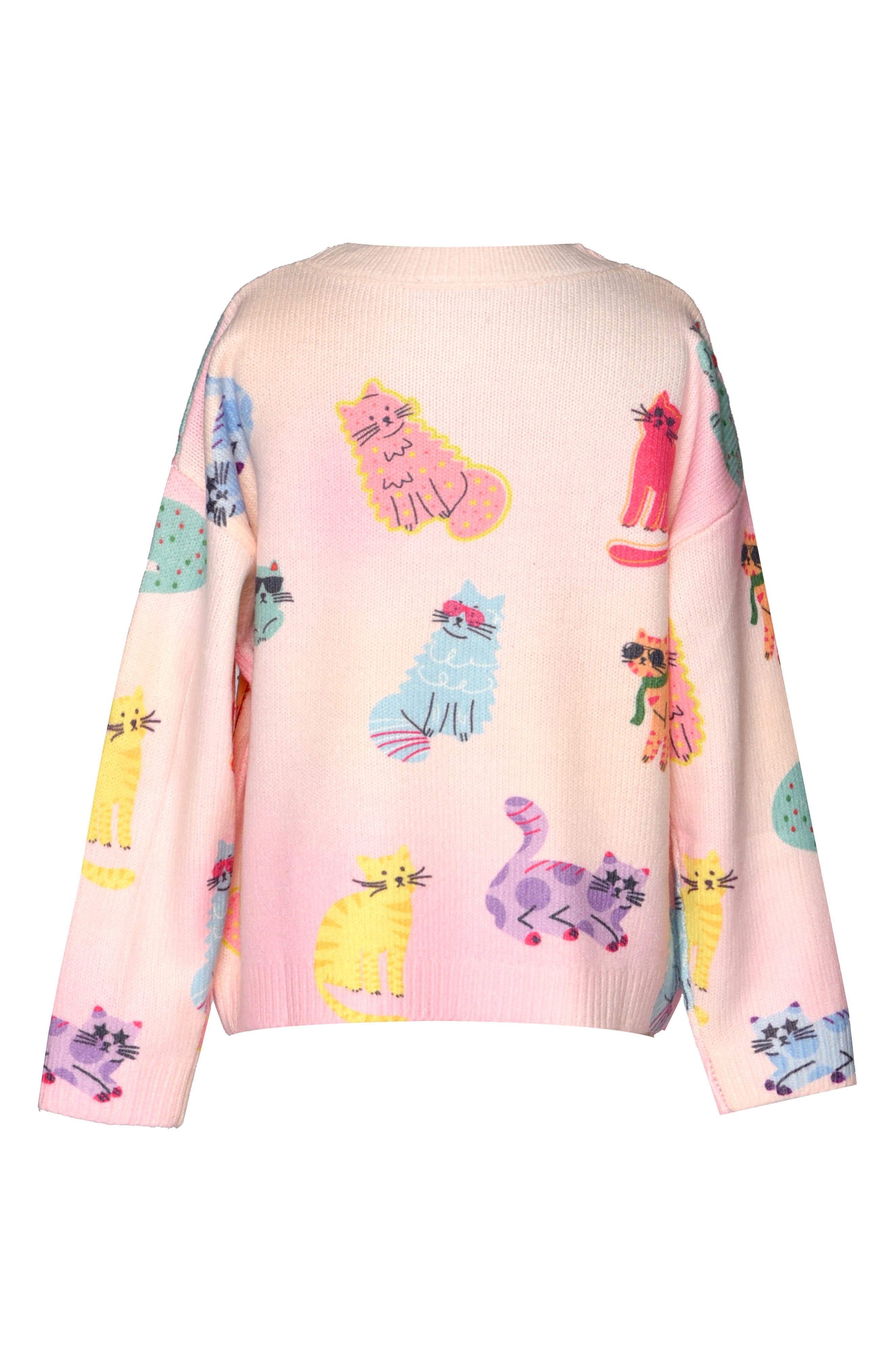 Truly Me Kids' Music Cats Sweater | Nordstrom