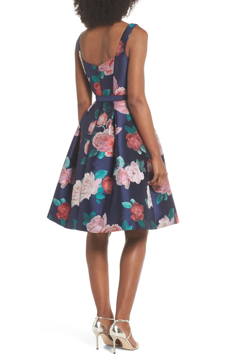 Eliza J Floral Fit & Flare Dress | Nordstromrack
