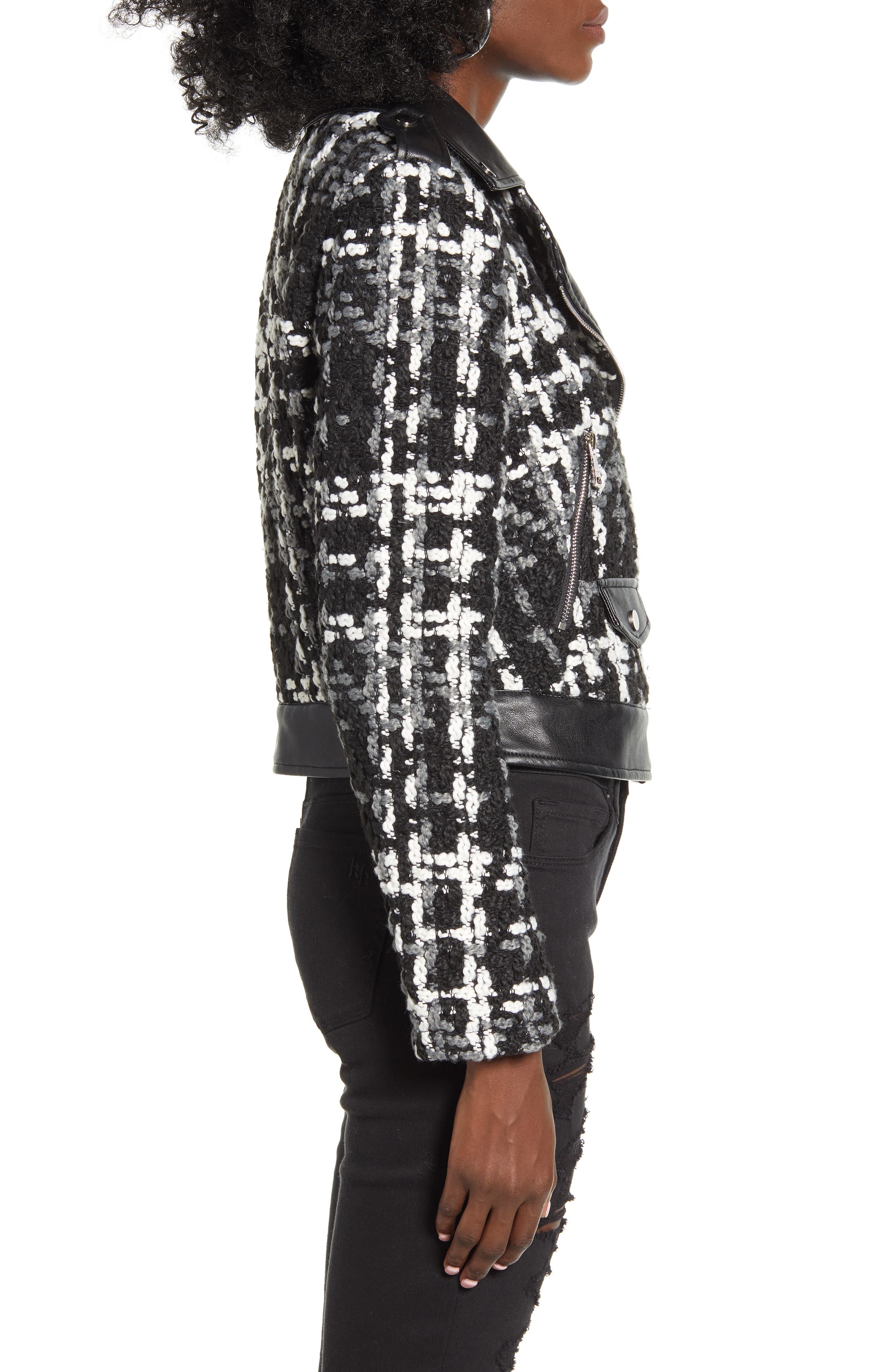 Vigoss Tweed Moto Jacket | Nordstrom