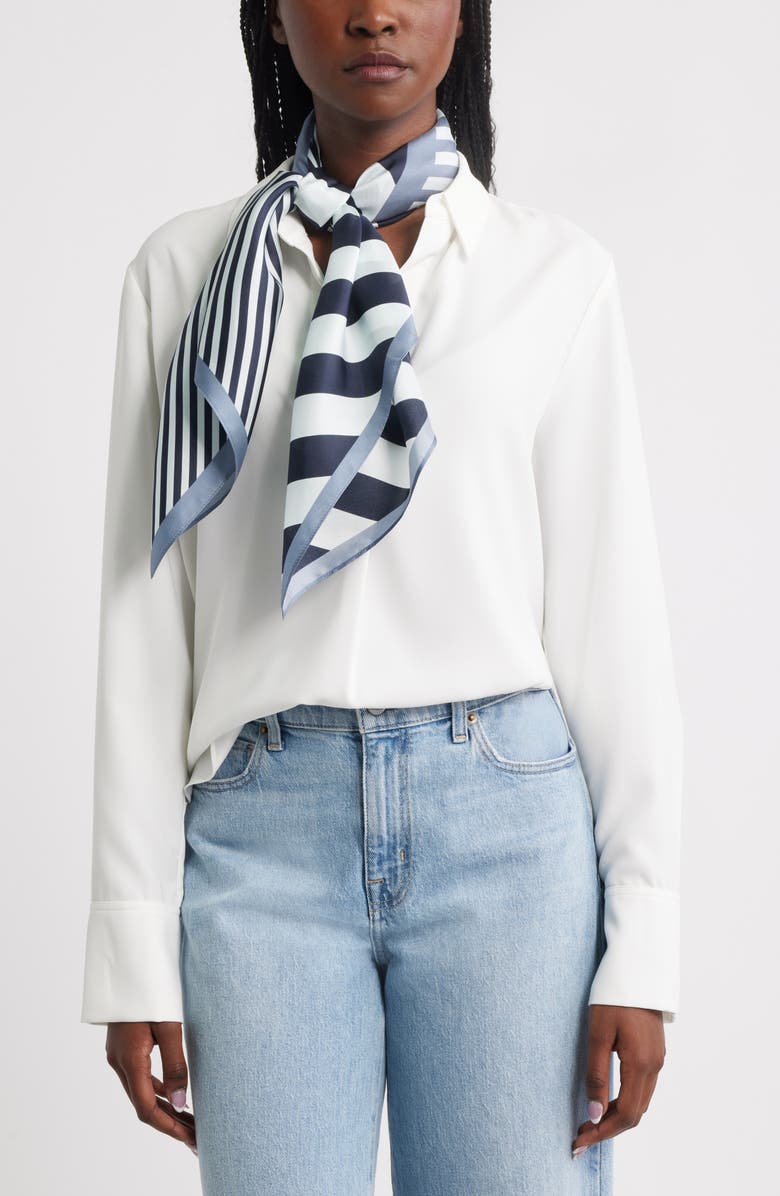 Nordstrom Stripe Square Silk Scarf | Nordstrom