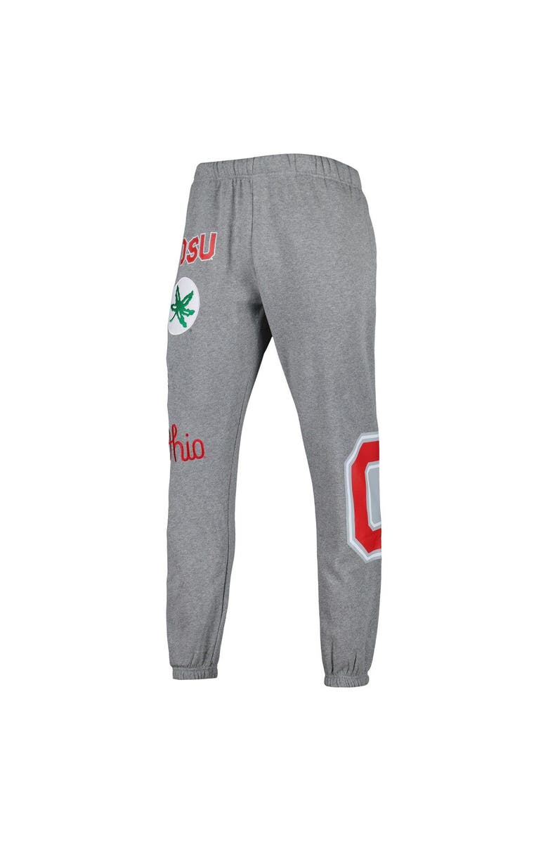 Mitchell & Ness Men's Mitchell & Ness Heather Gray Ohio State Buckeyes ...