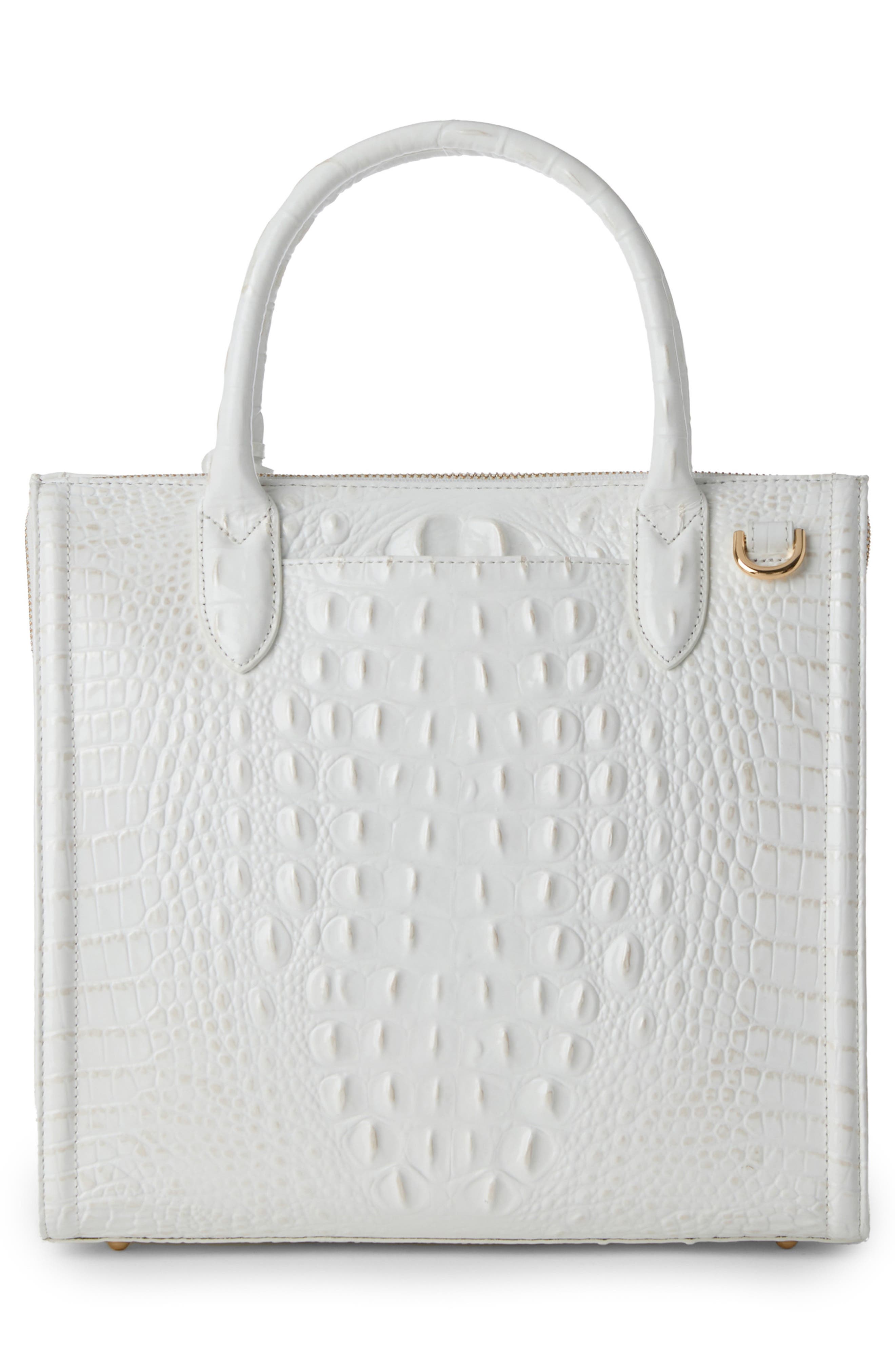 Brahmin Caroline Croc Embossed Leather Satchel | Nordstrom