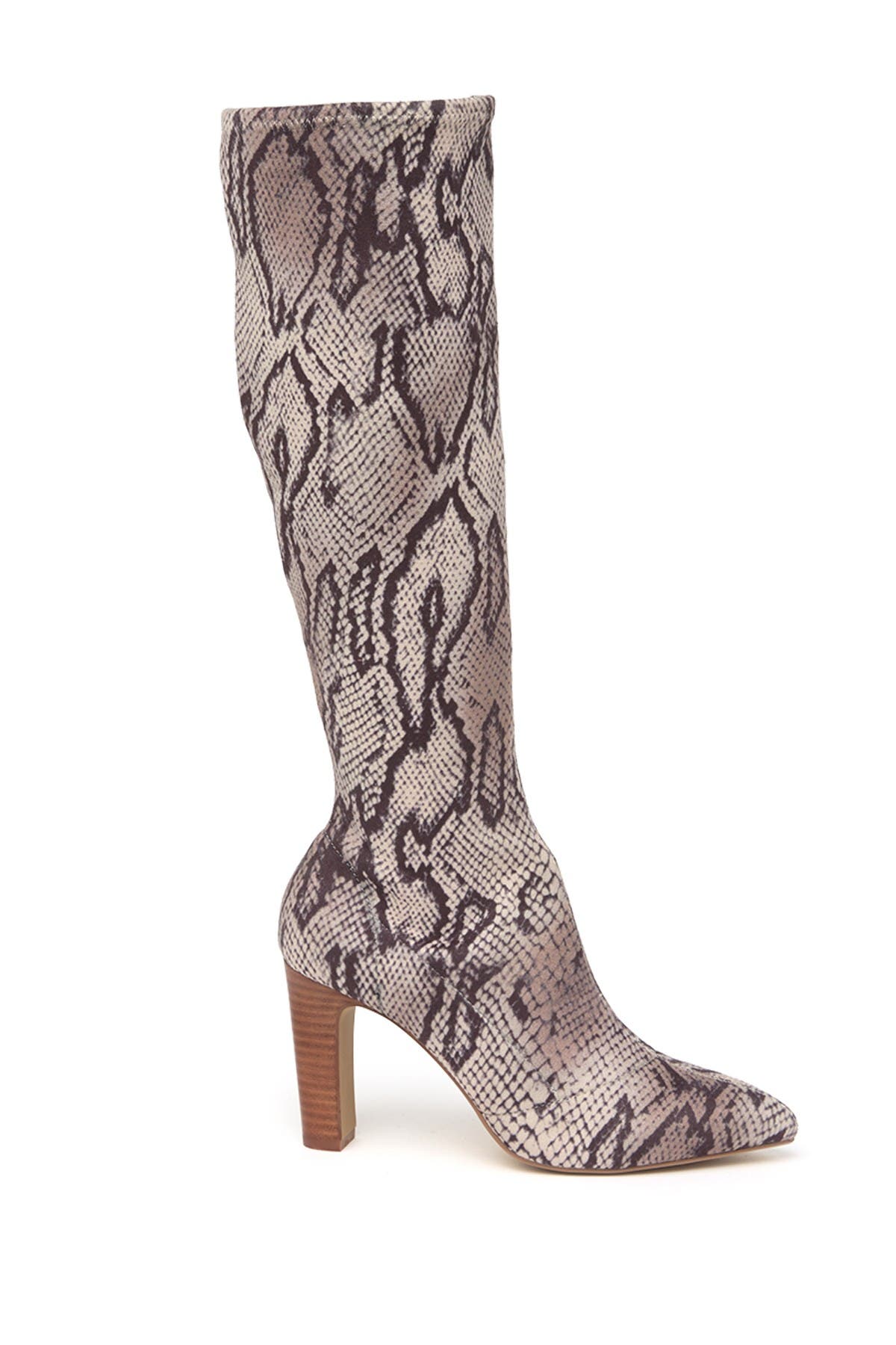 Charles David Dalton Snake Print Knee High Boot | Nordstromrack