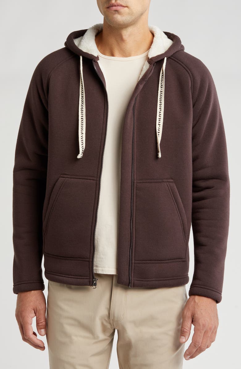 Vintage 1946 Faux Shearling Lined Zip Hooded Jacket | Nordstromrack