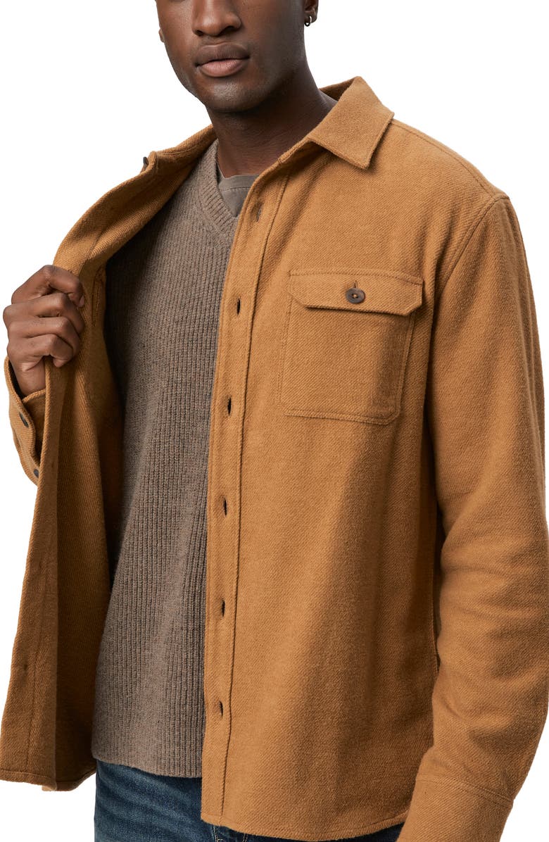 PAIGE Wilbur Cotton Twill Overshirt | Nordstrom