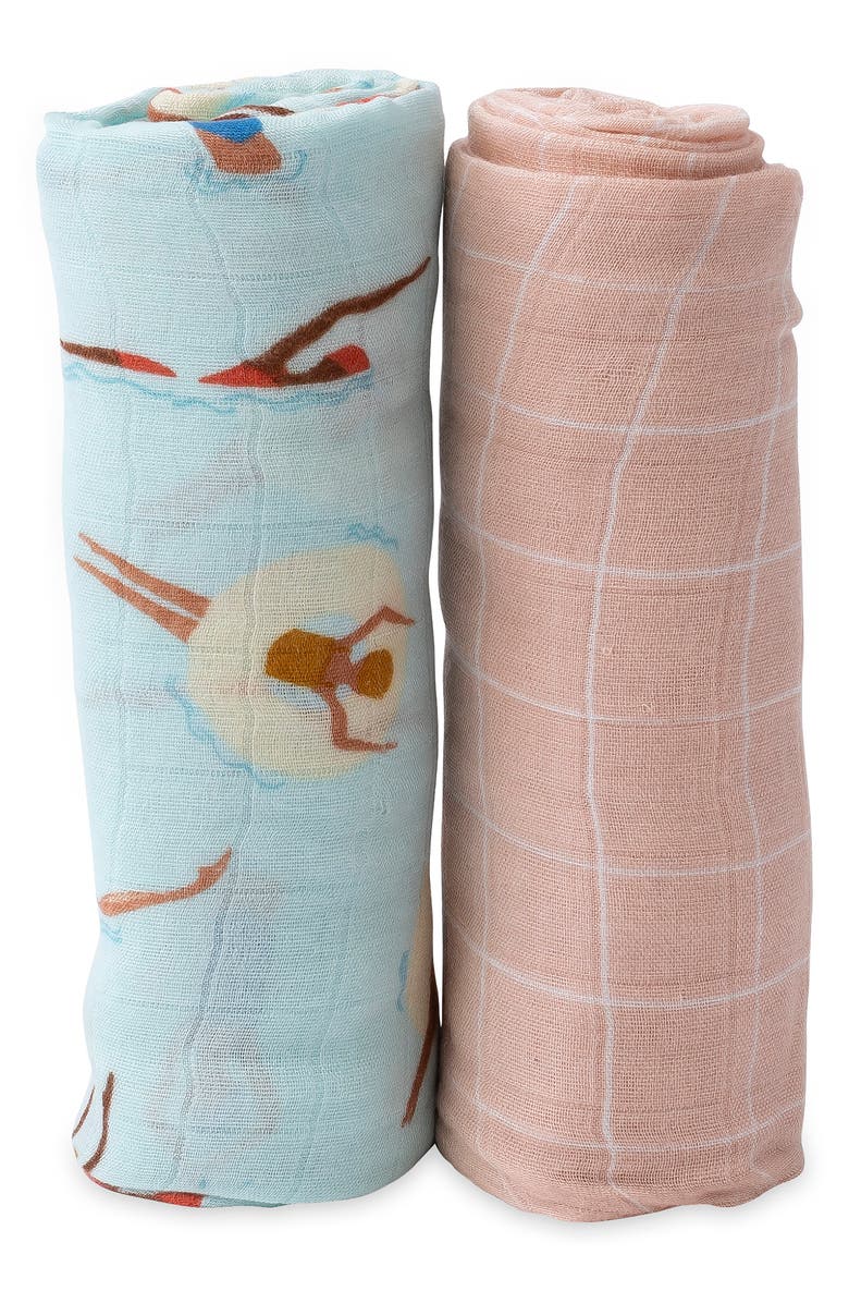 little unicorn 2-Pack Deluxe Muslin Swaddle Blankets | Nordstromrack
