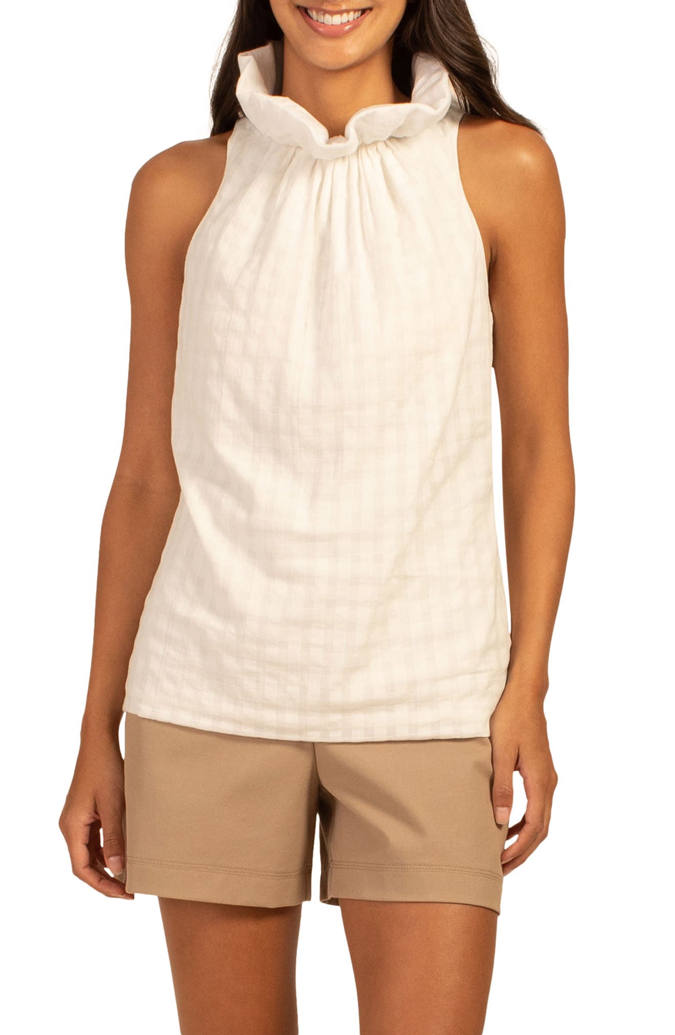 Trina Turk Twin Falls Ruffle Top | Nordstromrack