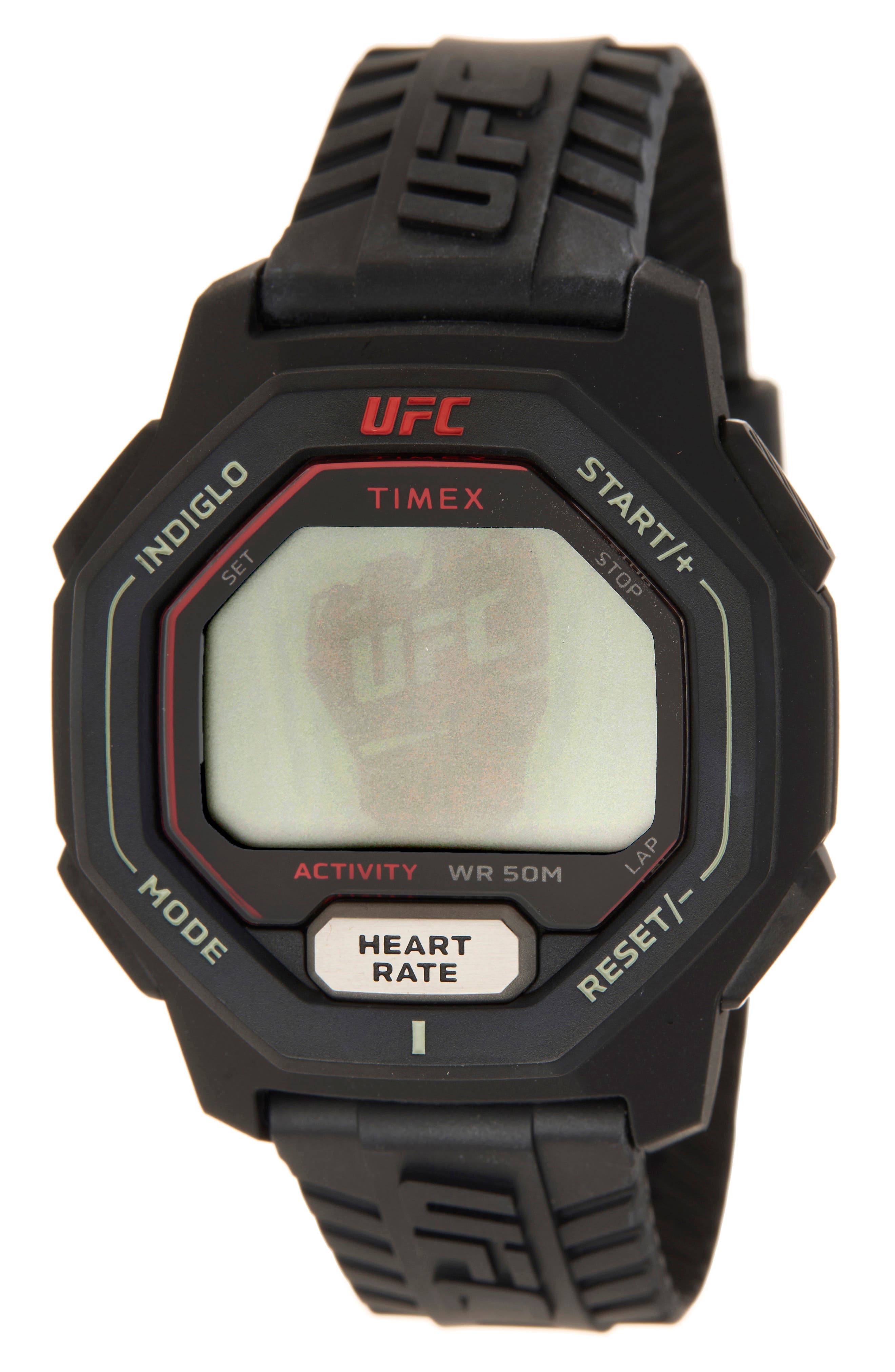 Timex® UFC Spark Alarm Quartz Digital Watch, 46mm | Nordstromrack