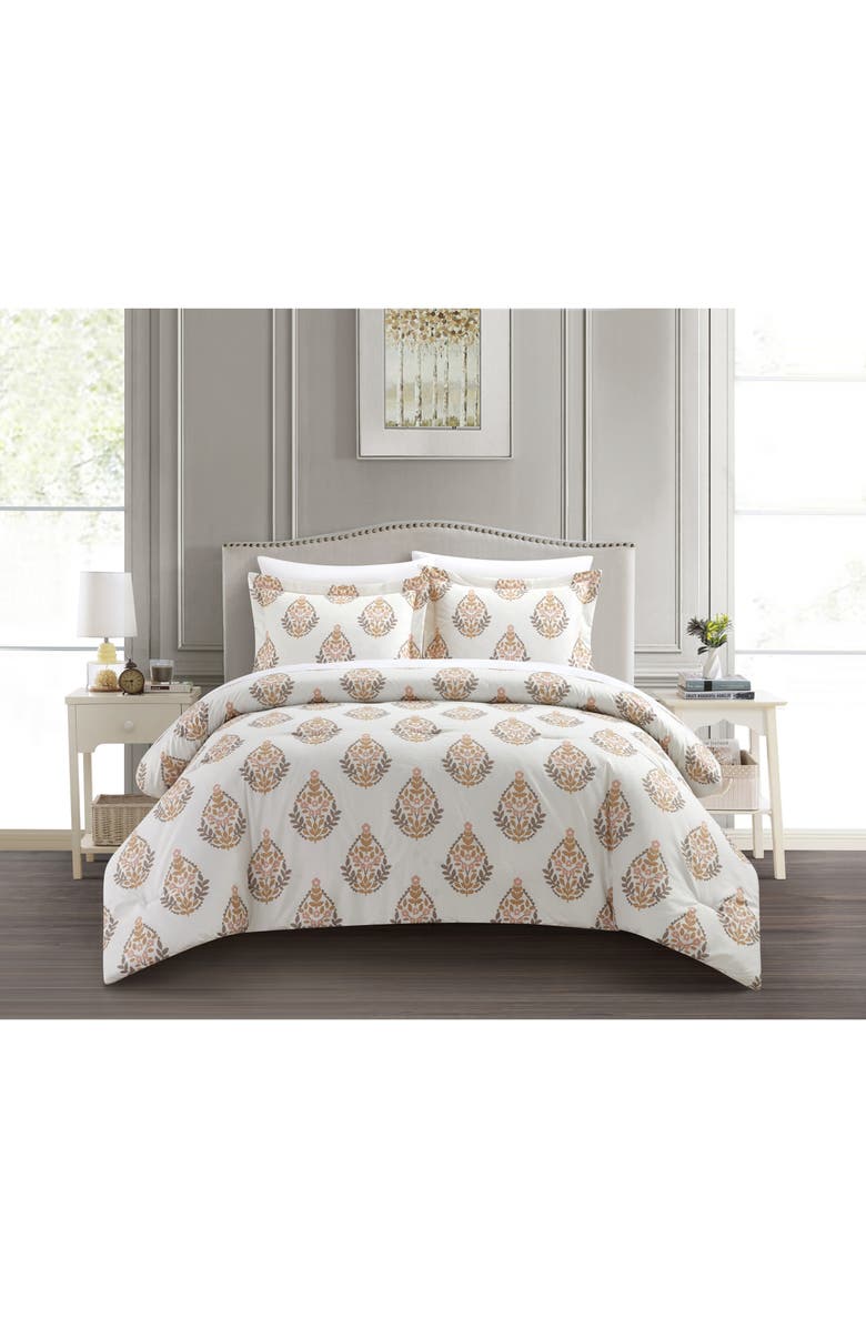 CHIC Amelia Floral Medallion Duvet Cover Set - Queen | Nordstromrack