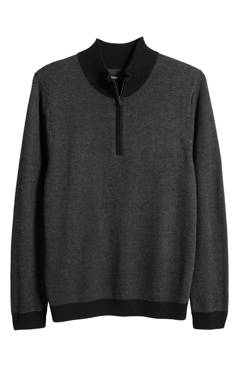 Nordstrom Bird's Eye Quarter Zip Sweater | Nordstromrack