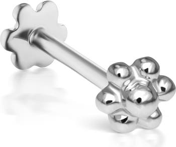 MARIA TASH Ball Flower Threaded Stud Earring | Nordstrom