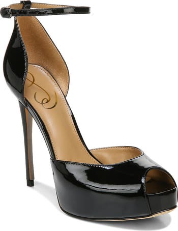 Sam Edelman Florencia Ankle Strap Peep Toe Pump (Women) | Nordstromrack