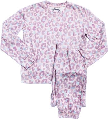PJ Salvage Kids' Leopard Two-Piece Pajamas | Nordstromrack