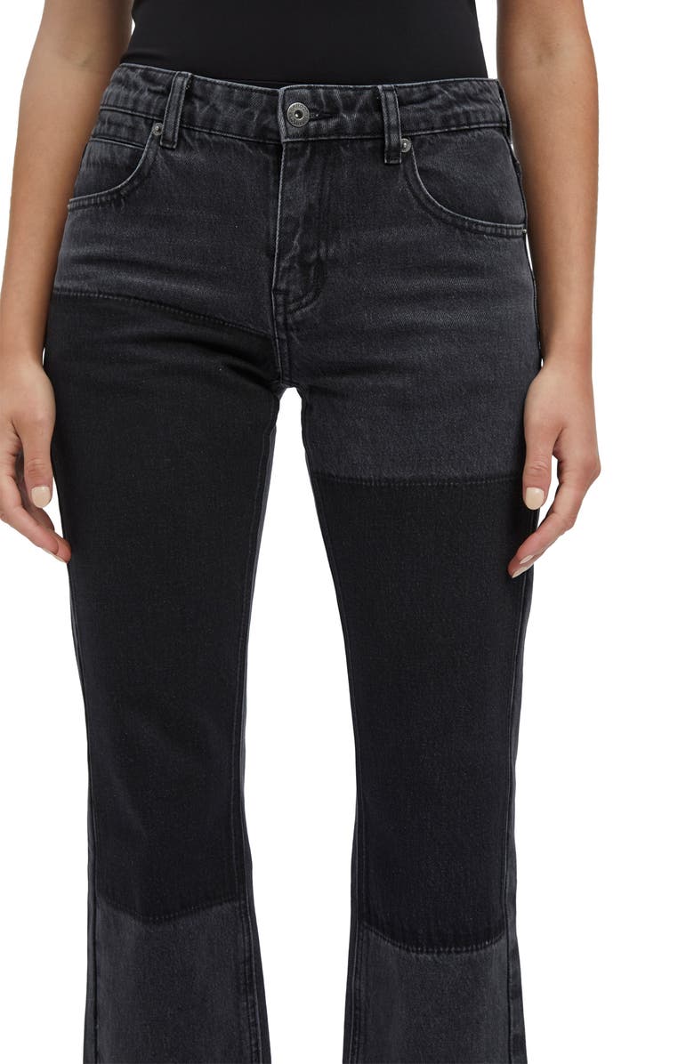 Bardot Marlowe Patch Denim Crop Jeans | Nordstromrack