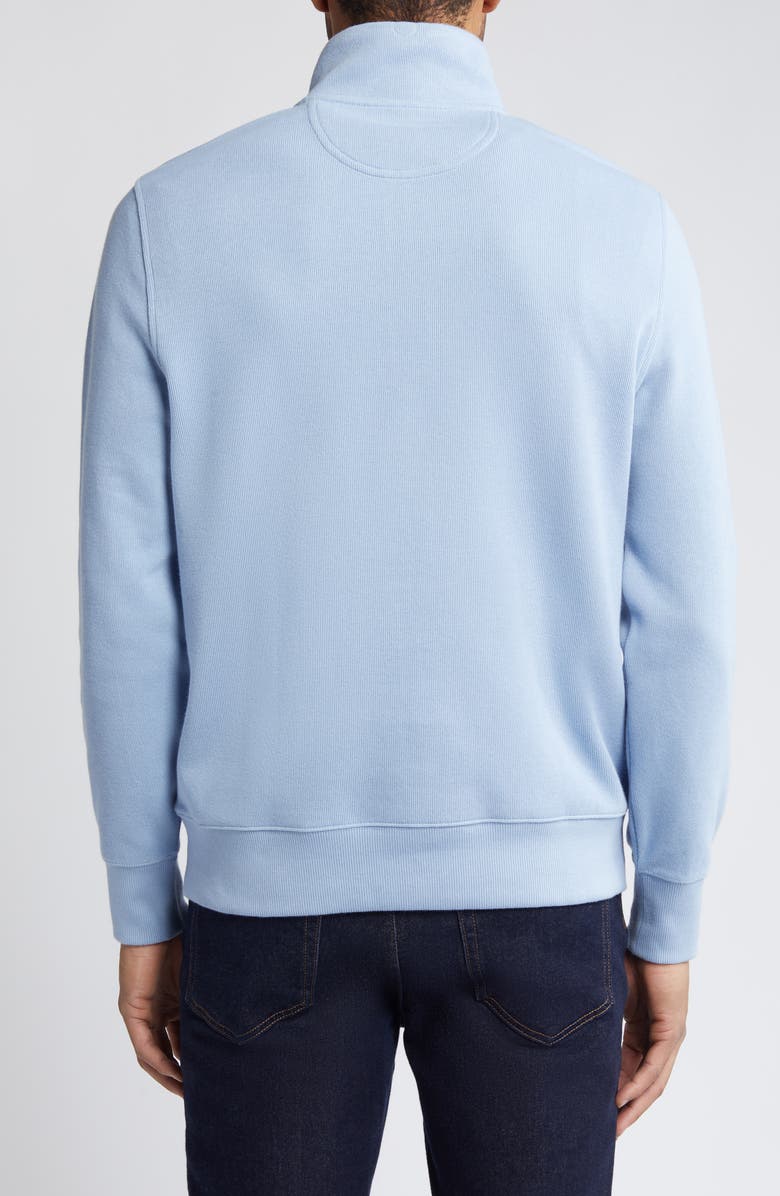 Brooks Brothers Rib Cotton Half Zip Pullover | Nordstromrack