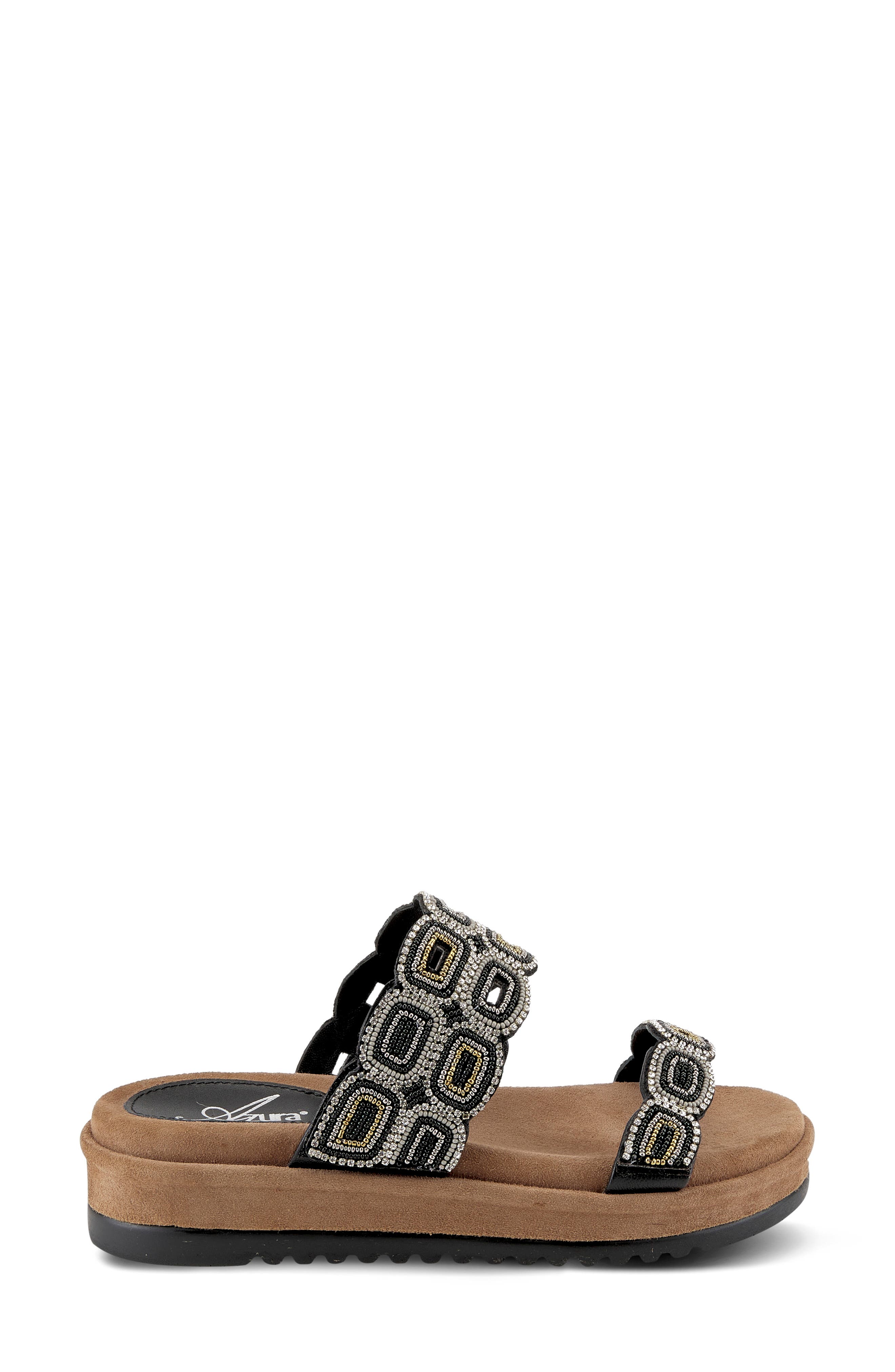 AZURA BY SPRING STEP Regency Beaded Platform Slide Sandal (Women ...
