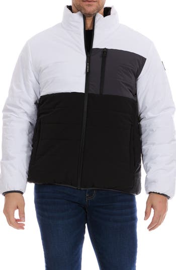 Perry Ellis Colorblock Reversible Quilted Jacket | Nordstromrack