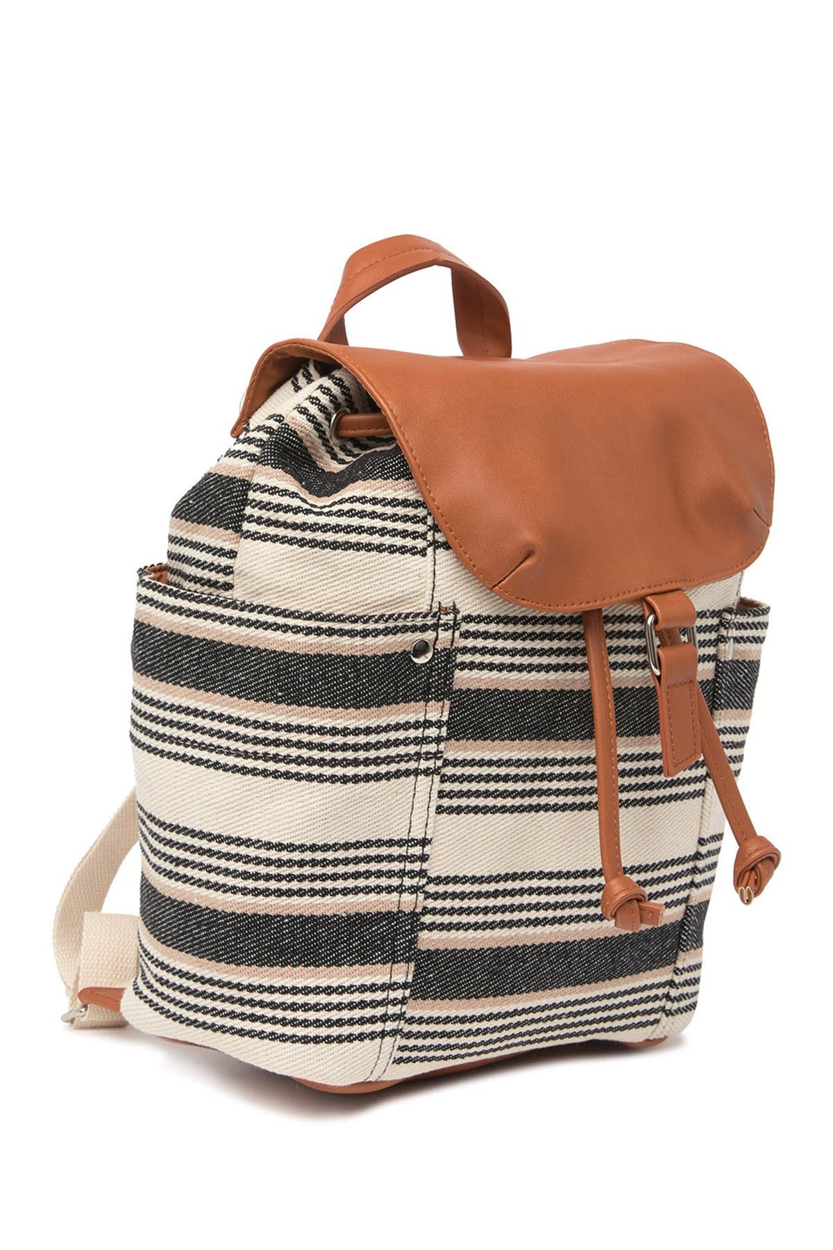 Madden Girl Striped Canvas Backpack | Nordstromrack