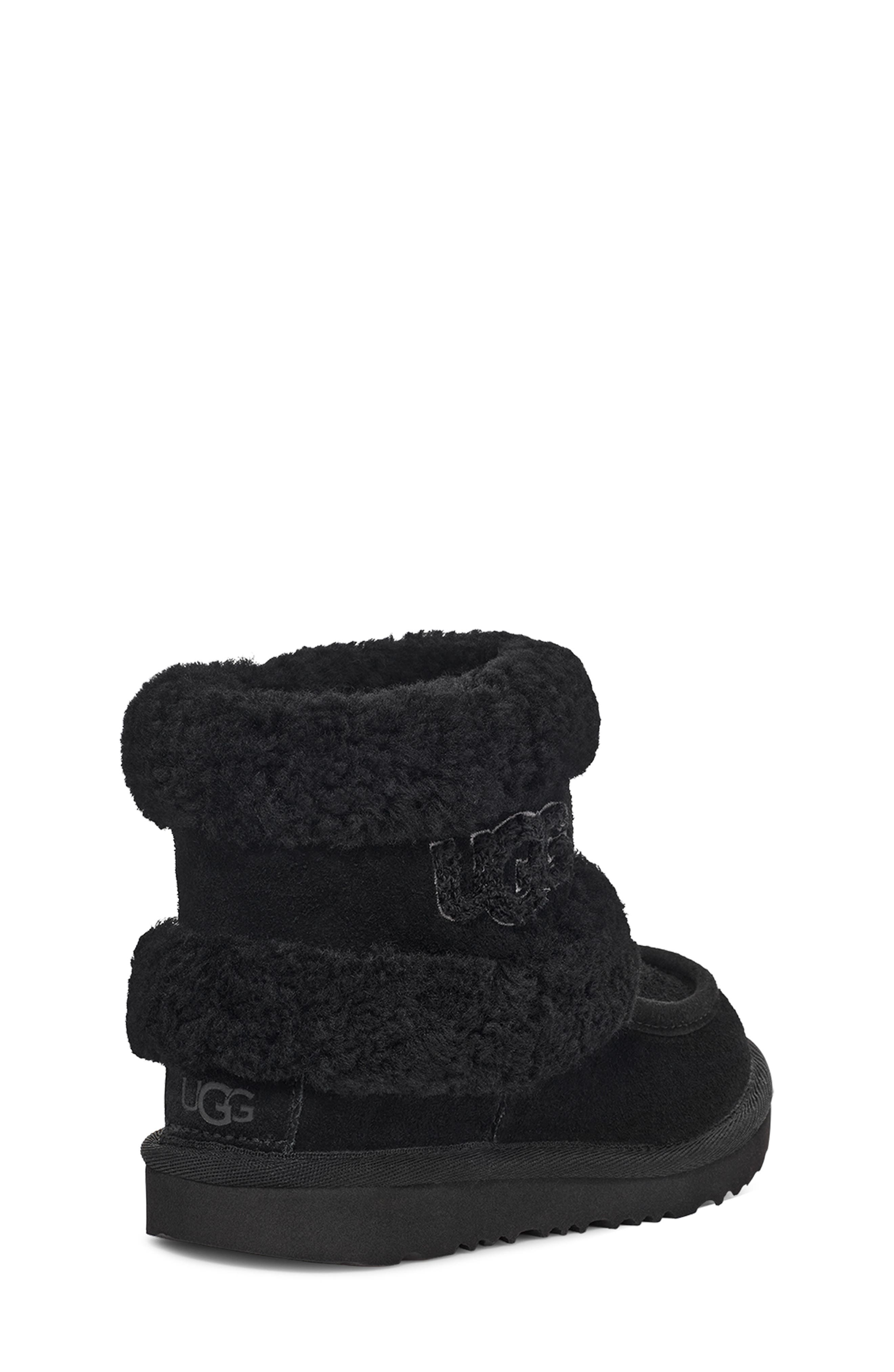 UGG® Kids' Ultra Mini Fluff Genuine Shearling Boot | Nordstromrack