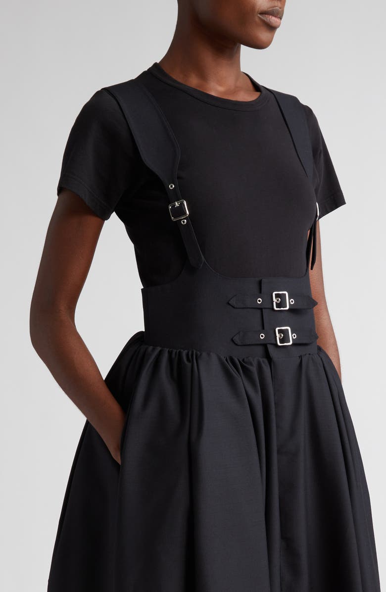 Noir Kei Ninomiya Tropical Wool Apron Dress | Nordstromrack