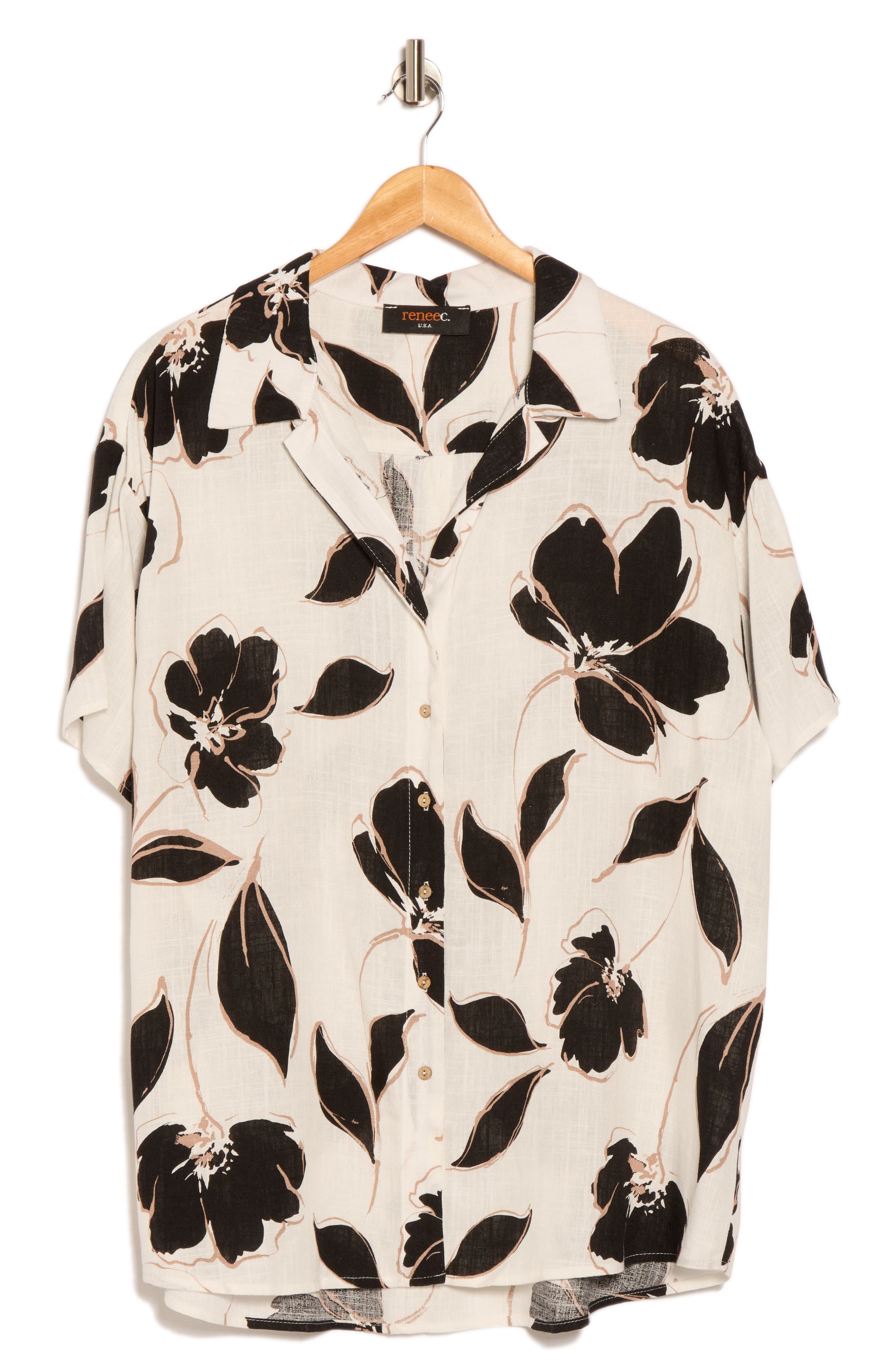 Renee C Floral Camp Shirt | Nordstromrack
