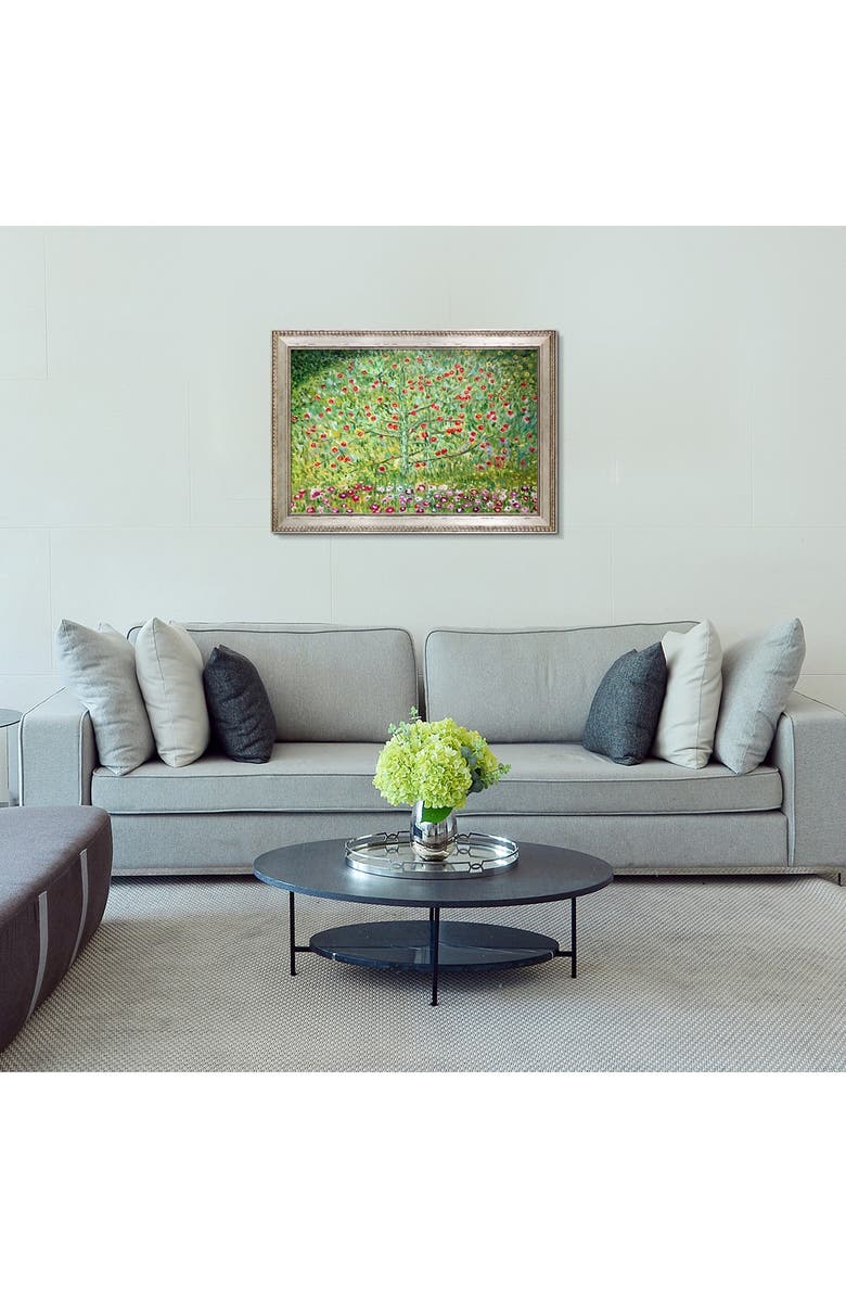 OVERSTOCK ART The Apple Tree by Gustav Klimt Framed Hand Painted Oil ...