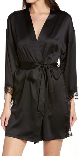 Ann Summers Cherryann Lace Trim Satin Robe | Nordstromrack