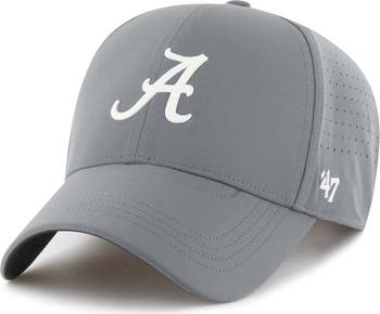 '47 Men's '47 Gray Alabama Crimson Tide Forward Vent MVP Adjustable Hat ...