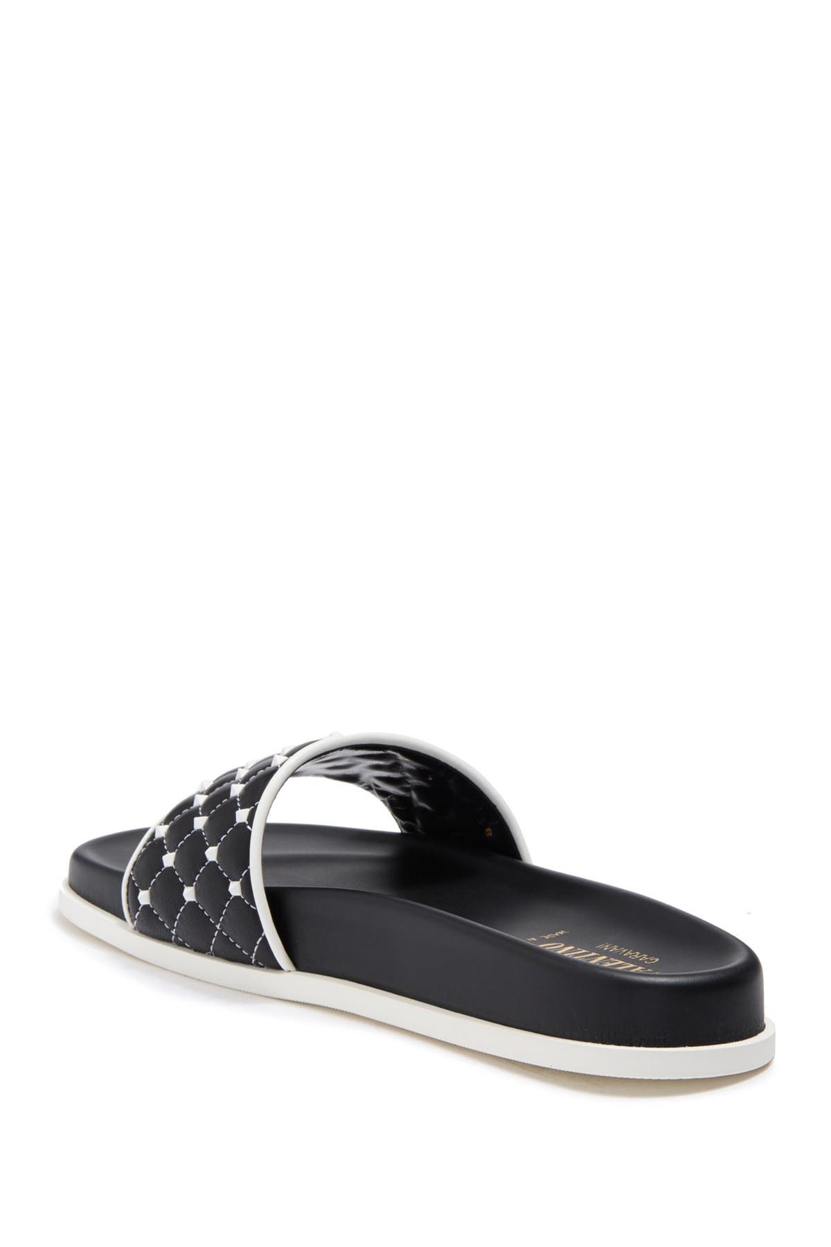 Valentino Free Leather Rockstud Quilted Slide | Nordstromrack