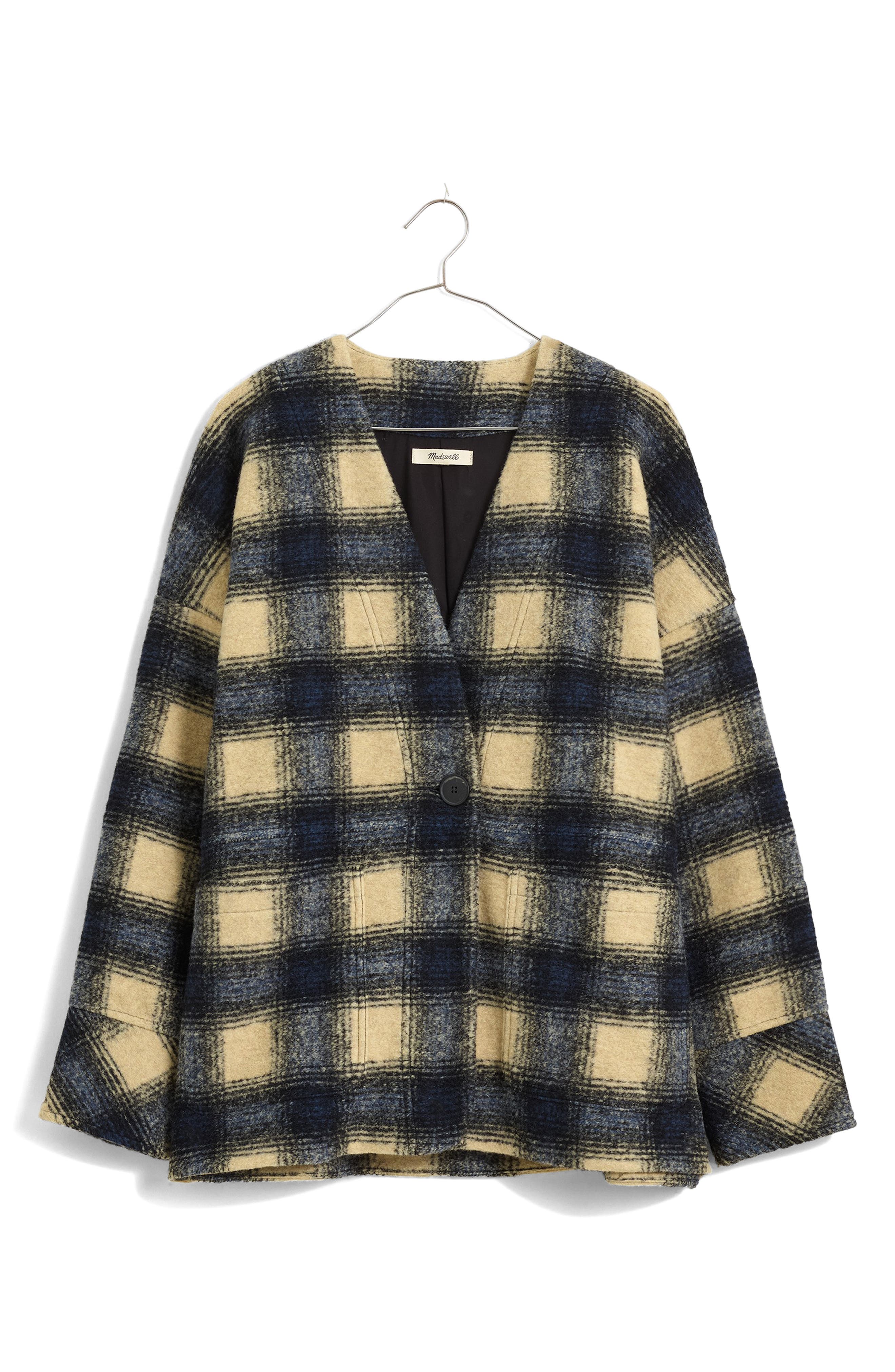 Madewell Brushed Jacquard Wrap Front Cardigan | Nordstromrack