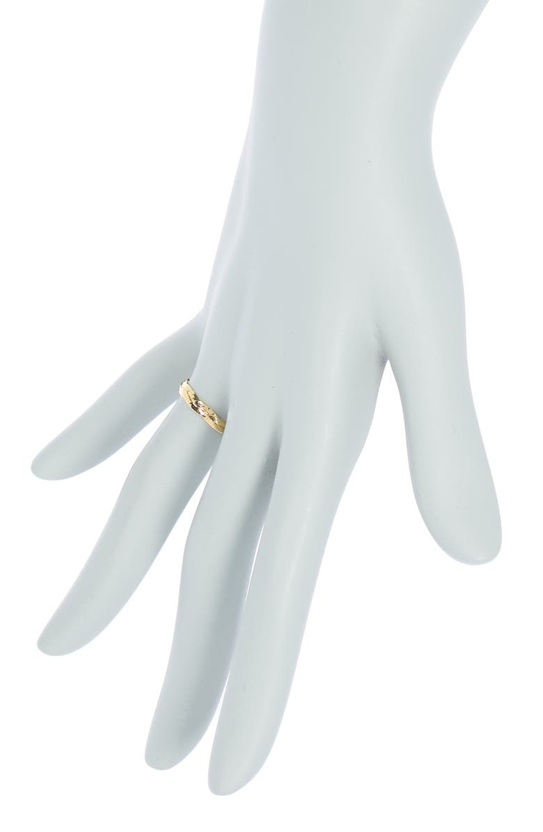 LANA 14K Yellow Gold Thin Braided Ring - Size 7 | Nordstromrack