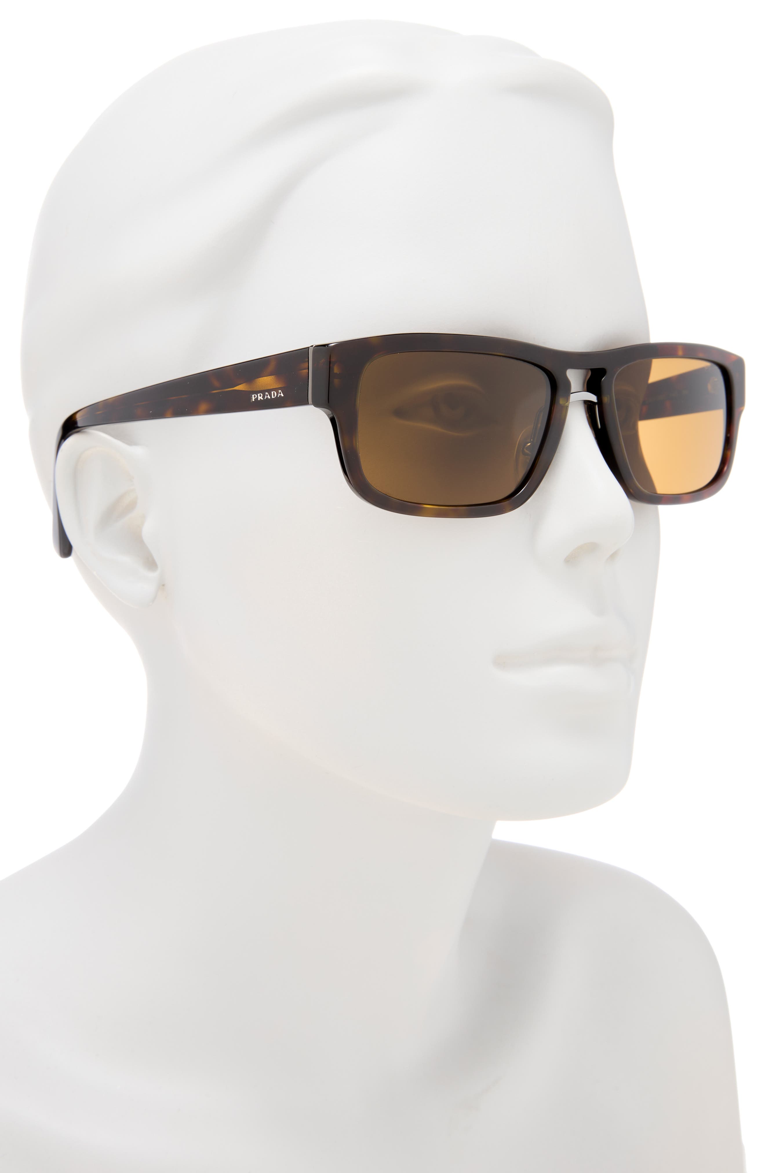 Prada 56mm Rectangle Sunglasses | Nordstromrack