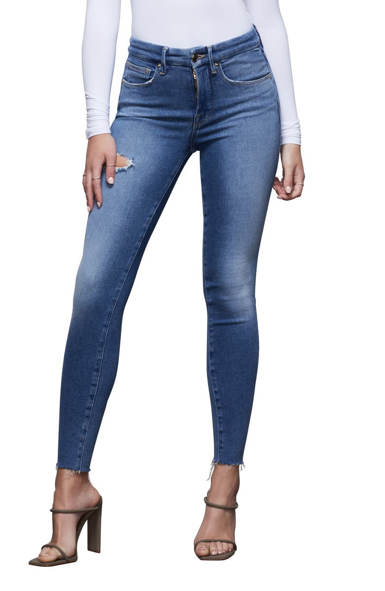 Good American Good Legs High Waist Ankle Skinny Jeans | Nordstromrack