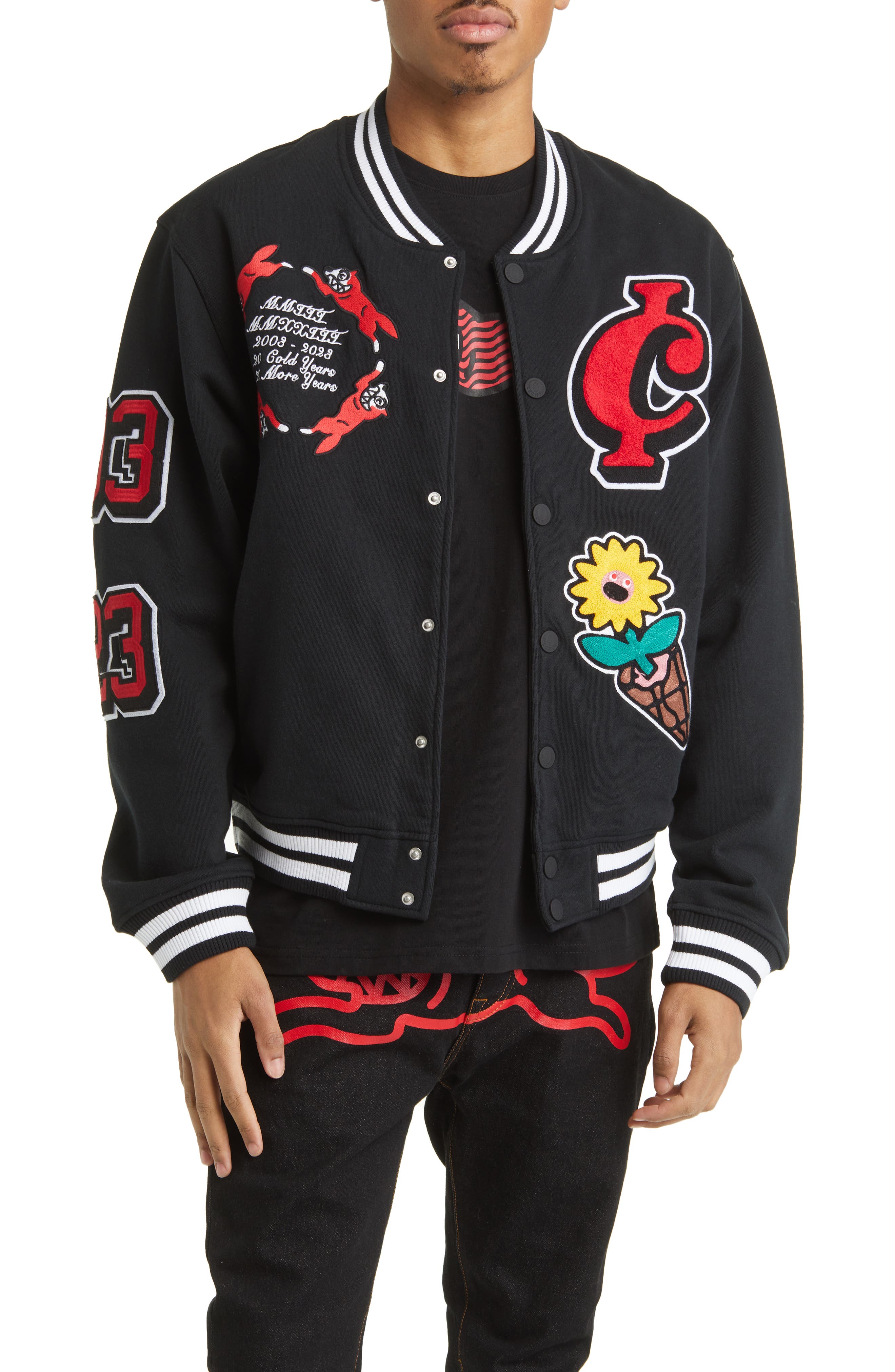 ICECREAM Anniversary Varsity Jacket | Nordstromrack