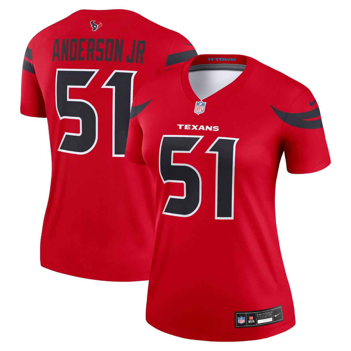 Nike Women's Nike Will Anderson Jr. Red Houston Texans Alternate Legend ...