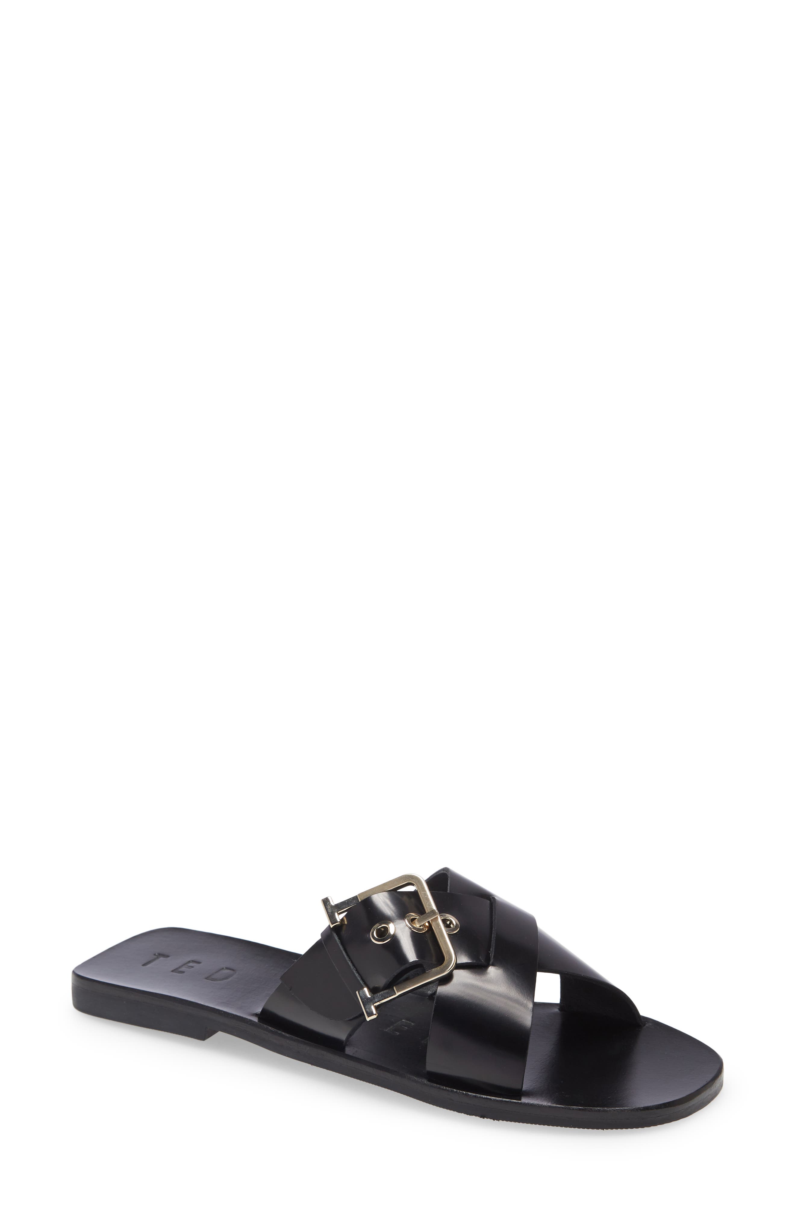 Ted Baker London Buckle Detail Slide Sandal (Women) | Nordstrom