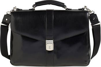 Bosca 'Flapover' Leather Briefcase | Nordstrom