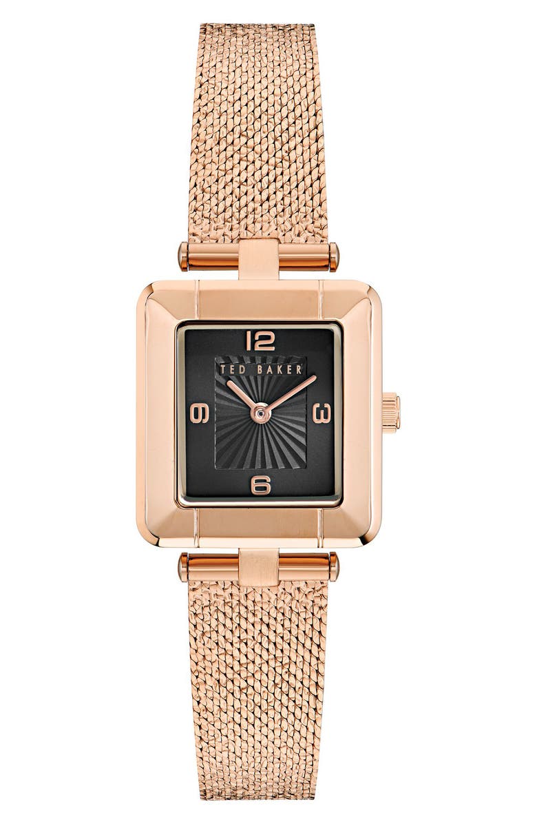 Ted Baker Mesh Strap Watch, 24mm | Nordstromrack