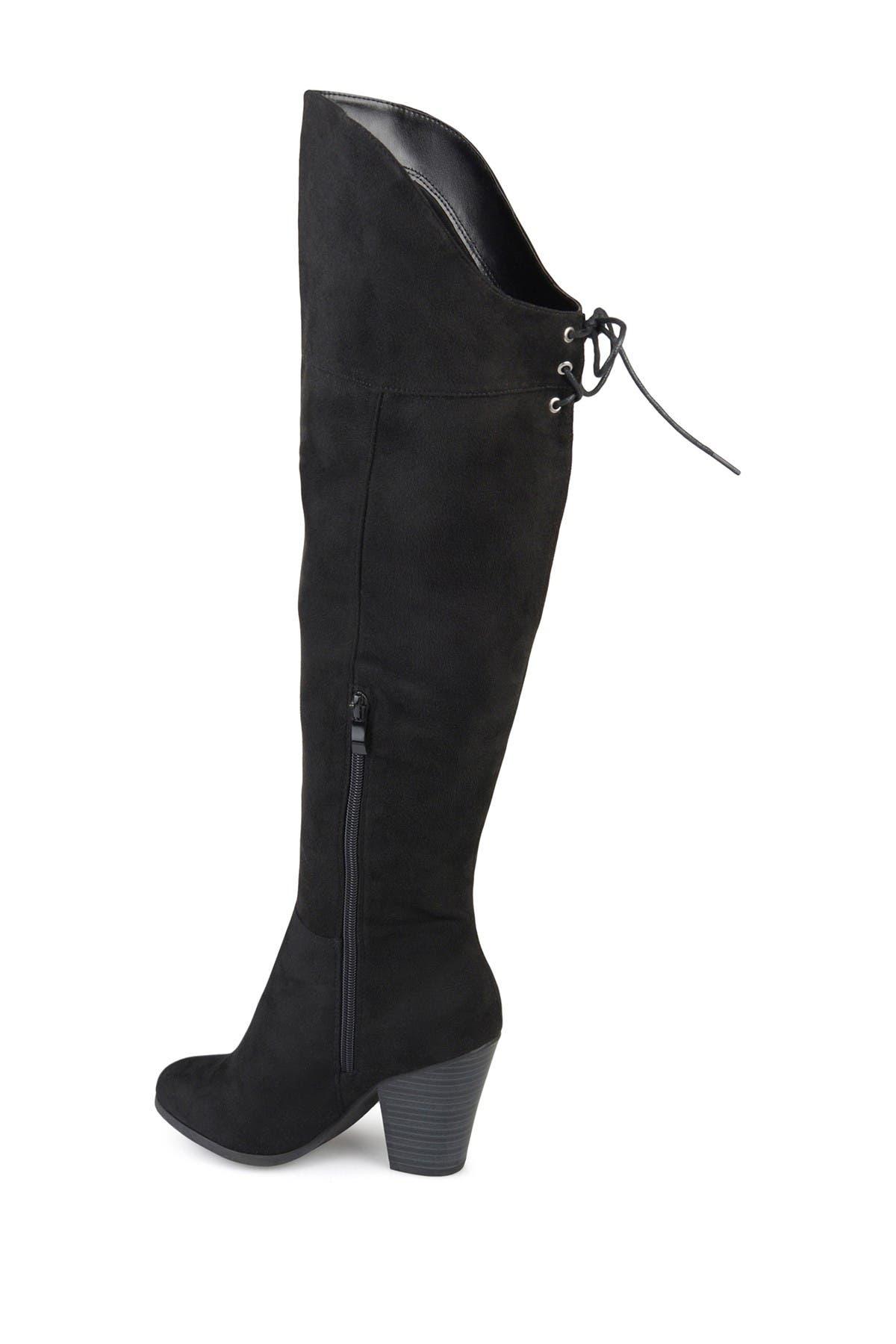 JOURNEE Spritzs Over-the-Knee Lace-Up Boot - Wide Calf | Nordstromrack