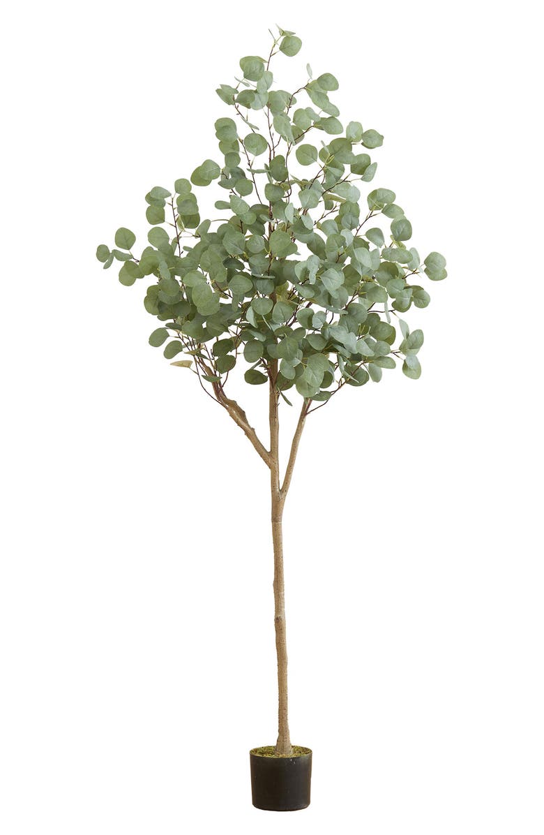 NEARLY NATURAL 6 ft. Eucalyptus Tree Artificial Plant | Nordstromrack