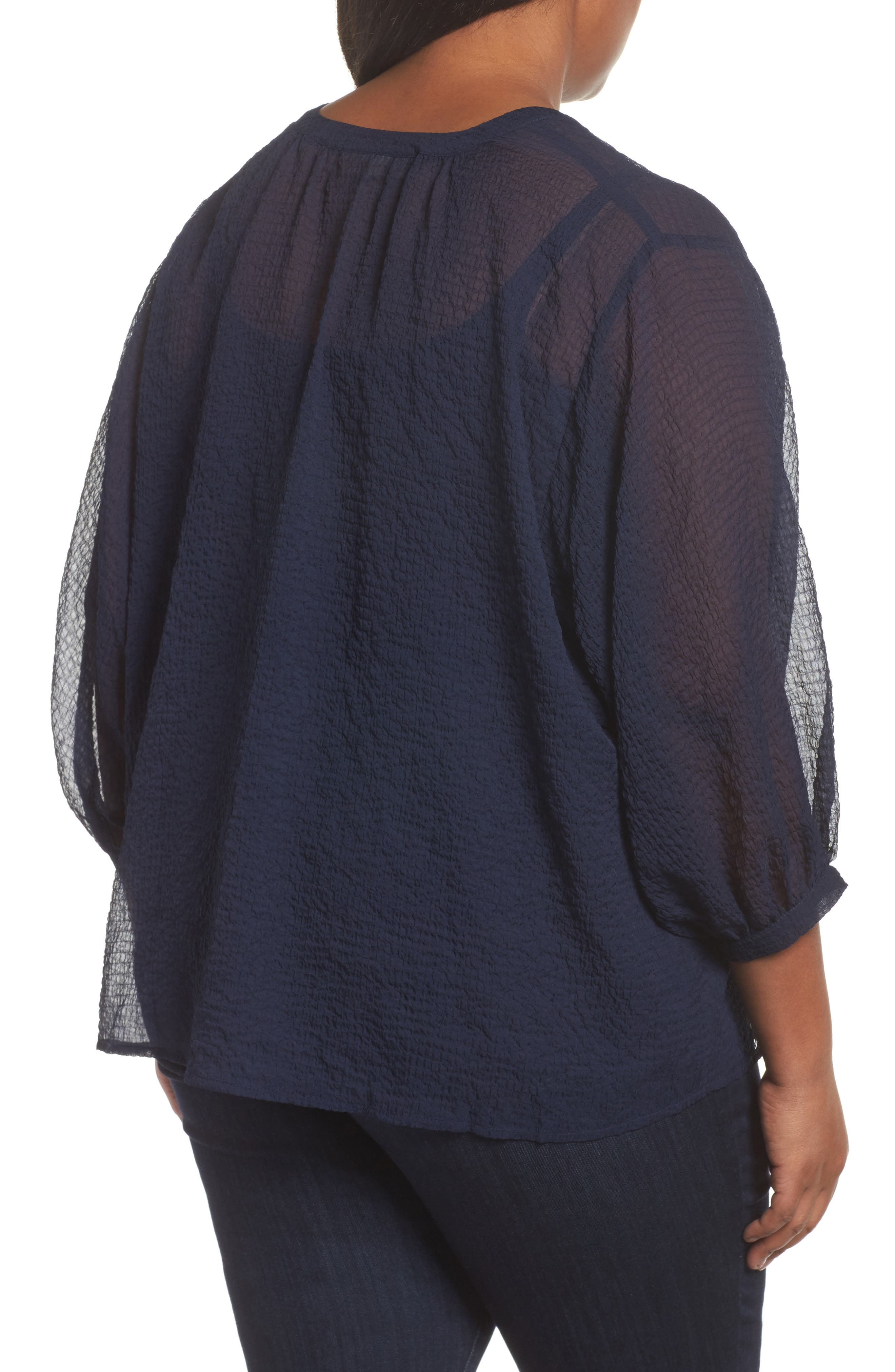Sejour Sheer Batwing Blouse | Nordstromrack
