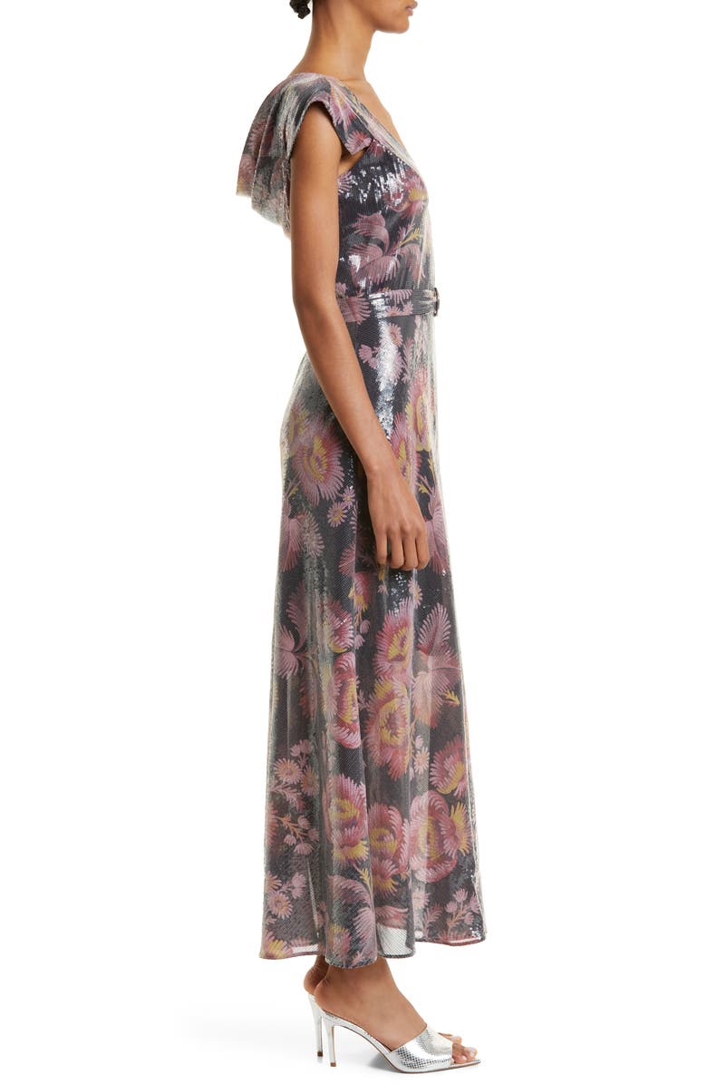 Ted Baker London Ninia Floral Sequin Bias Cut Midi Dress | Nordstromrack