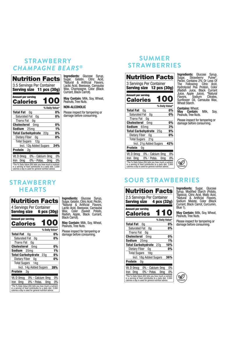 sugarfina Very Berry 4-Piece Candy Bento Box | Nordstrom