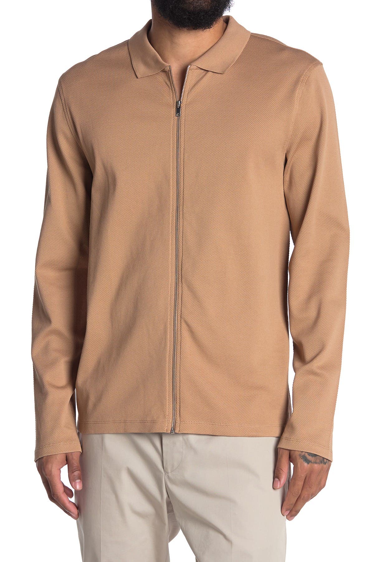 Reiss Stanley Knit Zip Thru Jacket | Nordstromrack