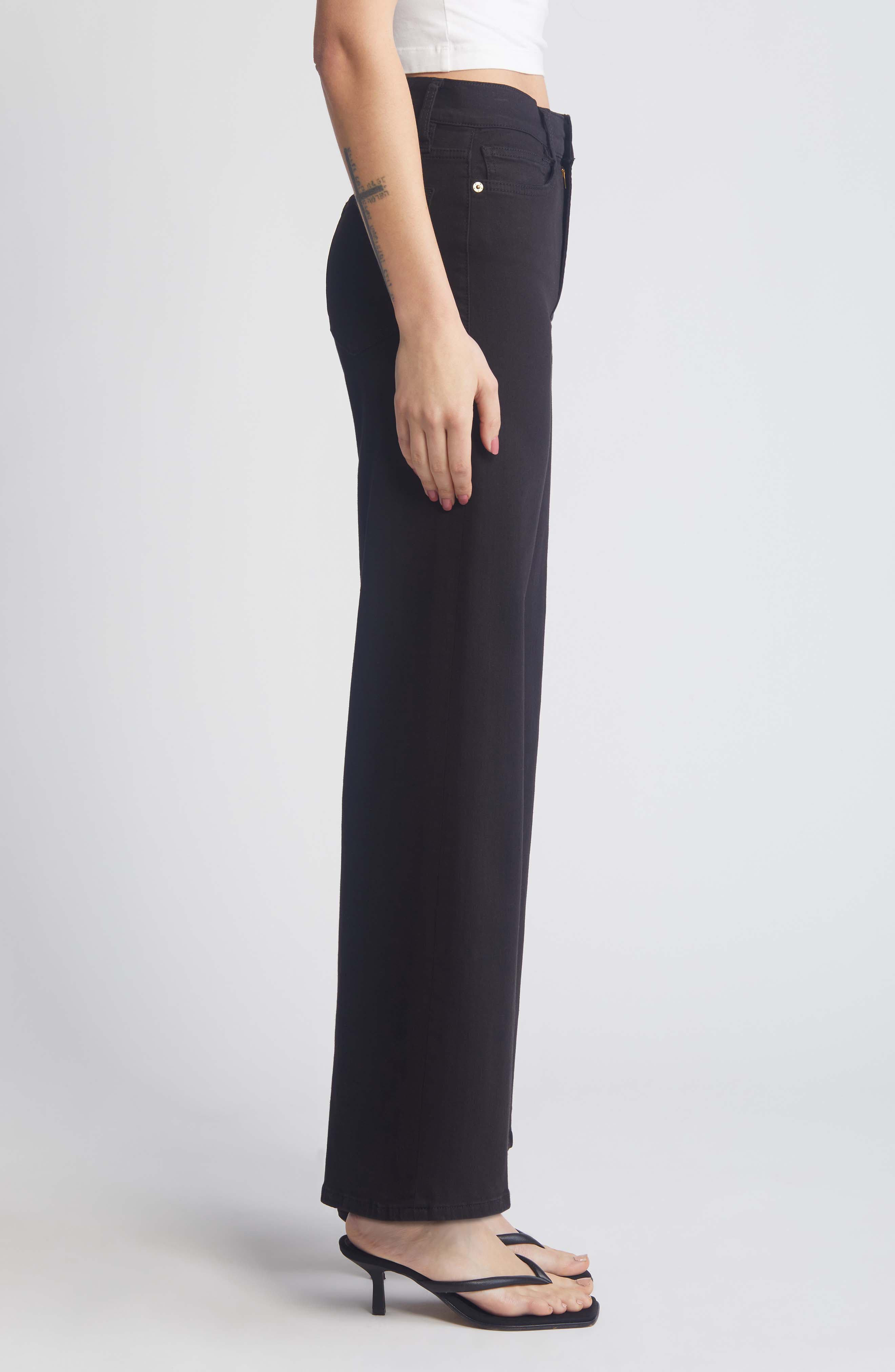 FRAME Le Slim Palazzo High Waist Wide Leg Jeans | Nordstrom