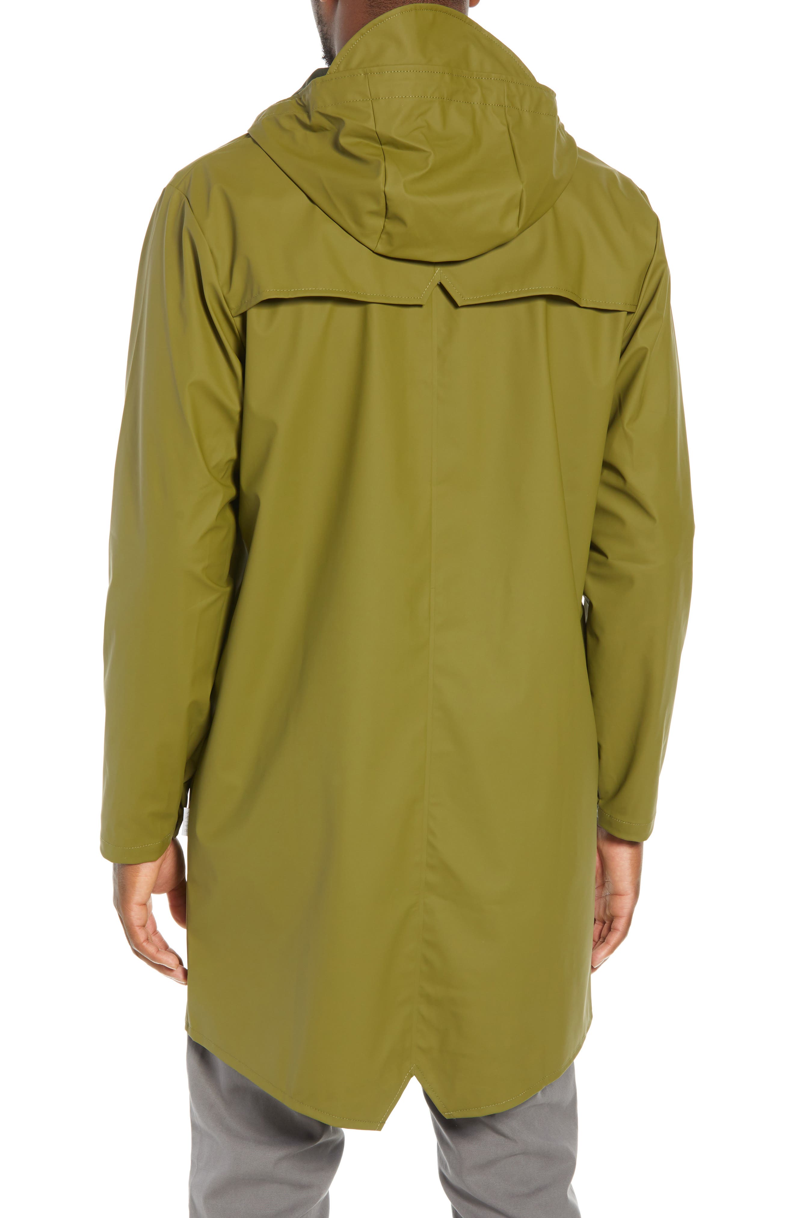Rains Waterproof Hooded Long Rain Jacket | Nordstrom