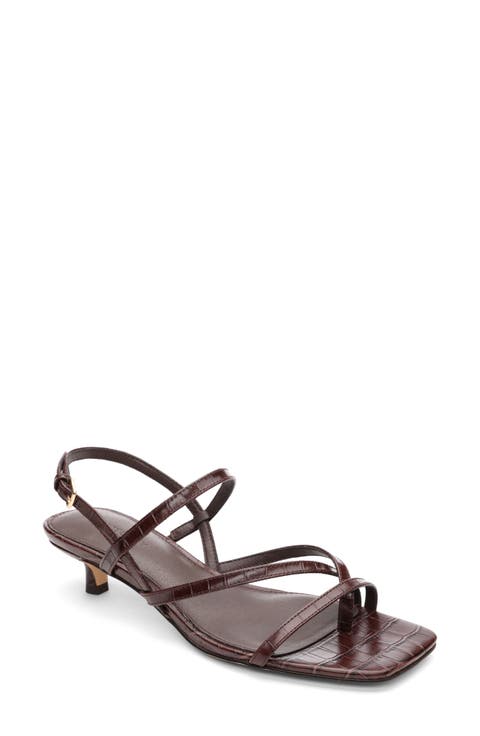 Womens Brown Low And Kitten Heels Nordstrom